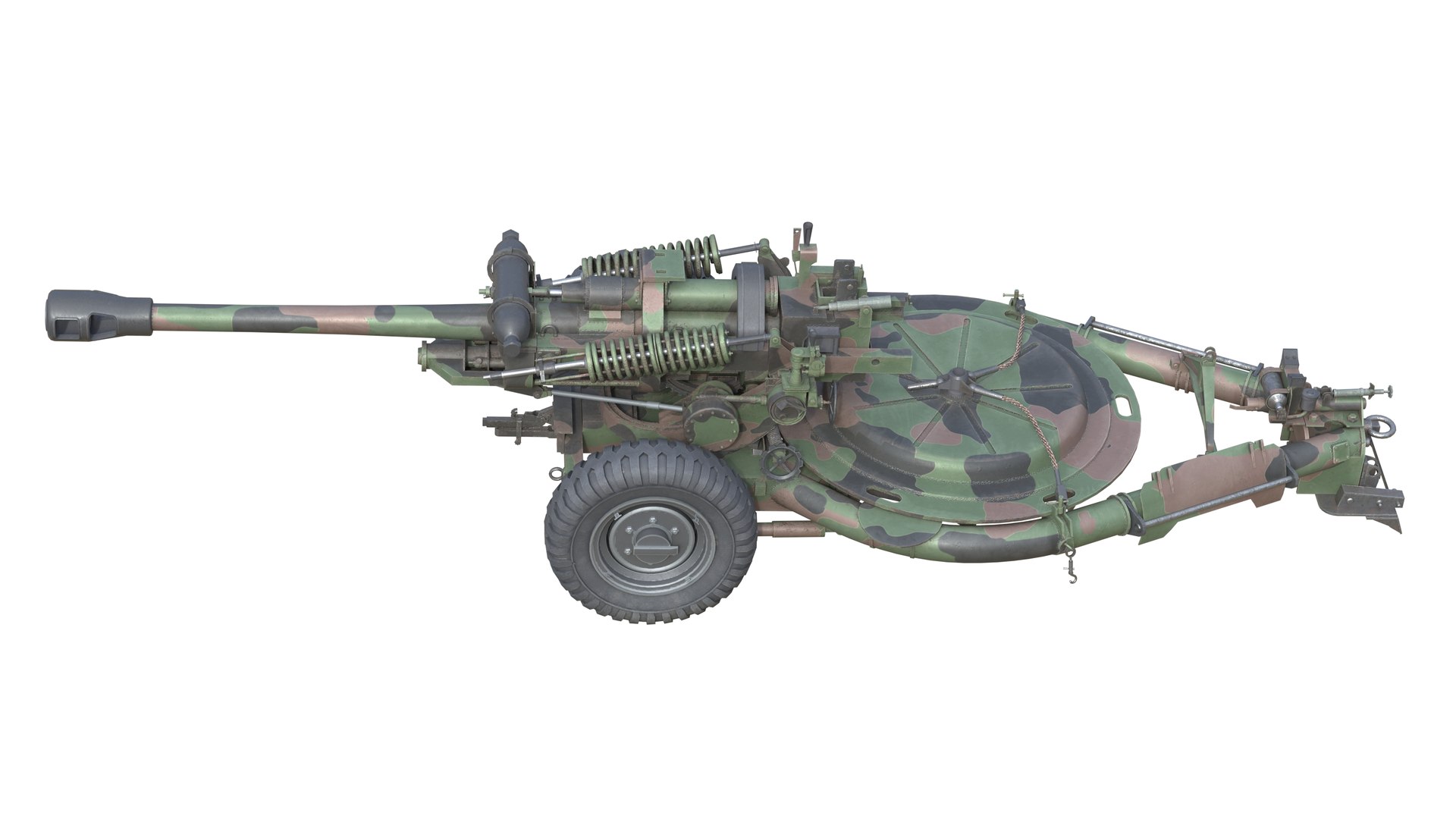 Field Howitzer M119 3D Model - TurboSquid 2431818