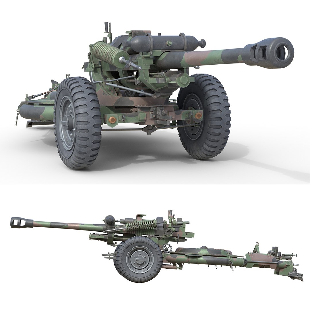 Field Howitzer M119 3D Model - TurboSquid 2431818