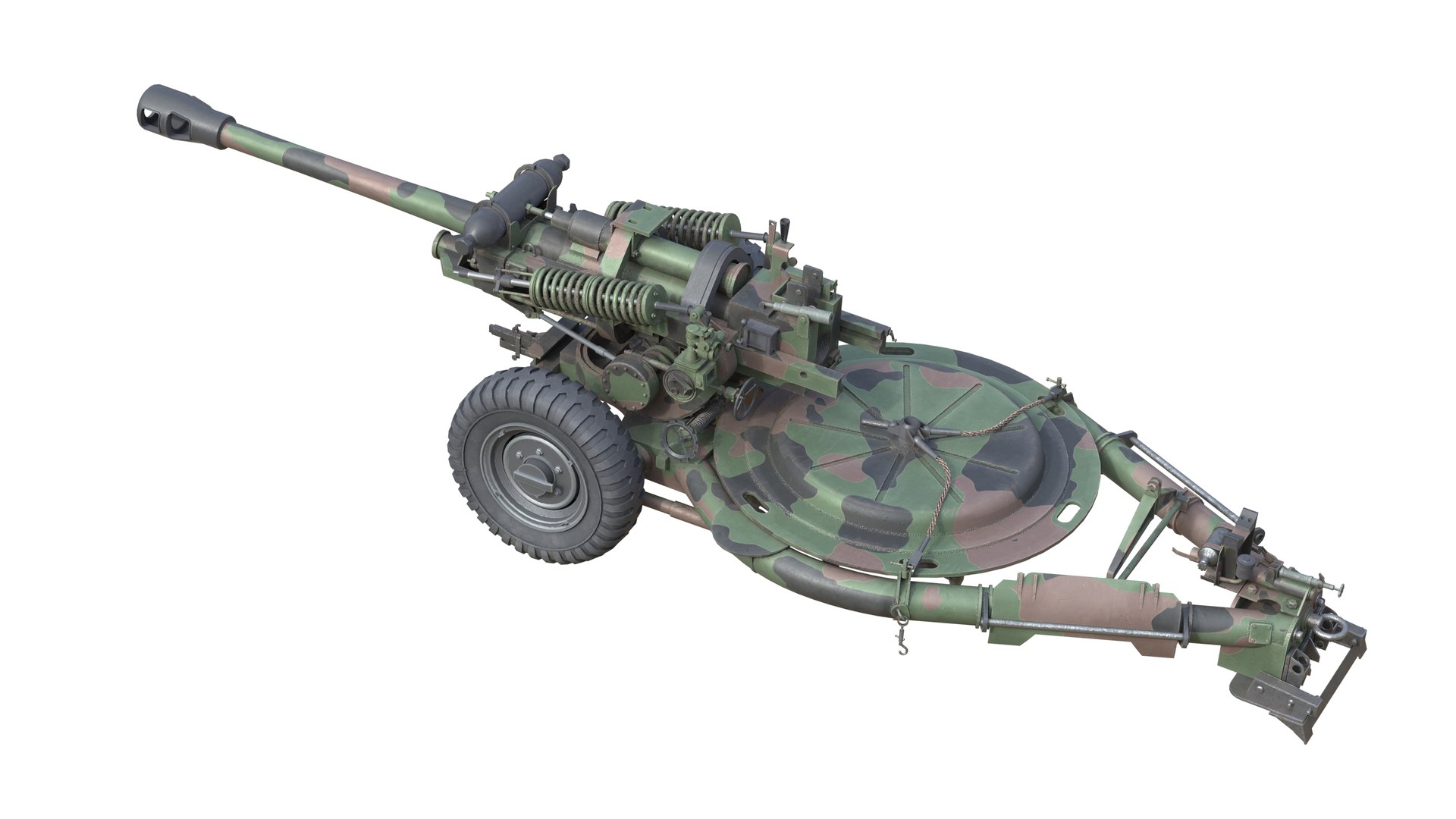 Field Howitzer M119 3D Model - TurboSquid 2431818