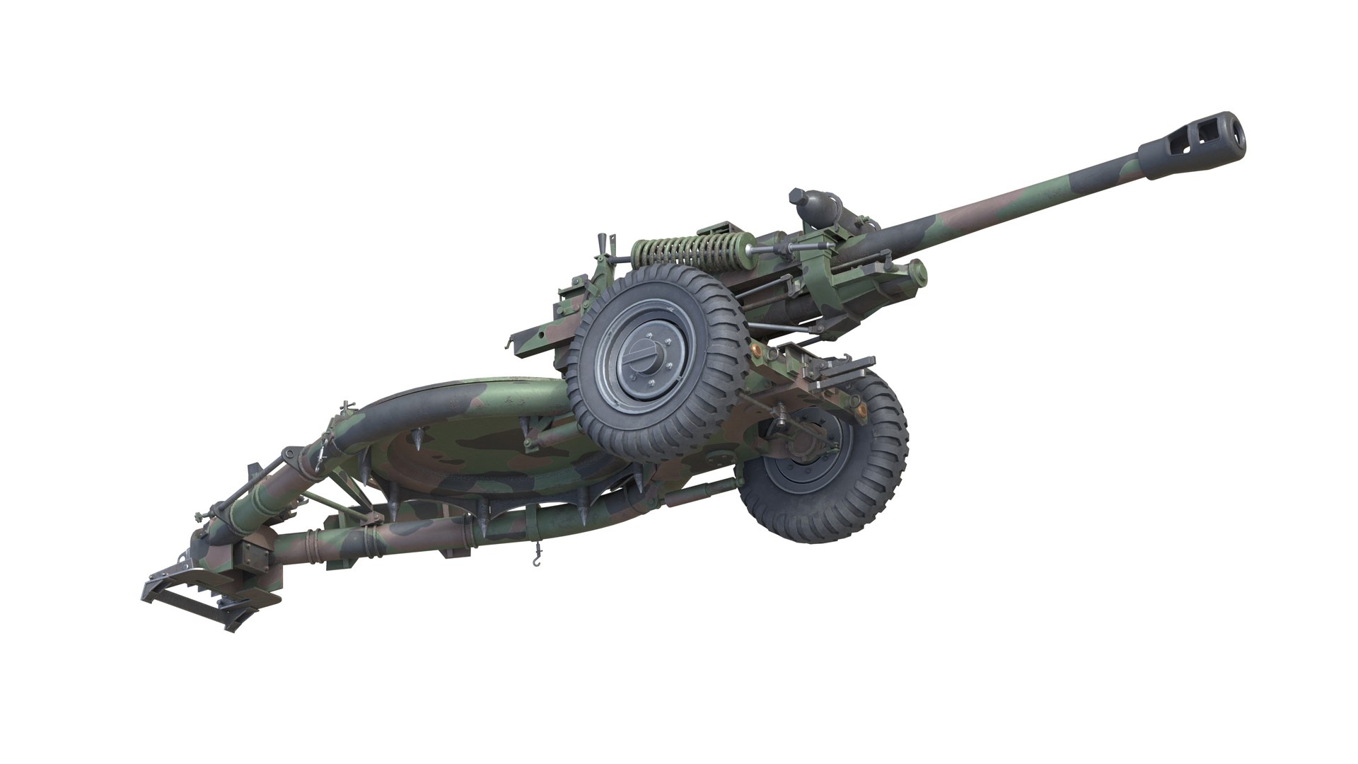 Field Howitzer M119 3D Model - TurboSquid 2431818
