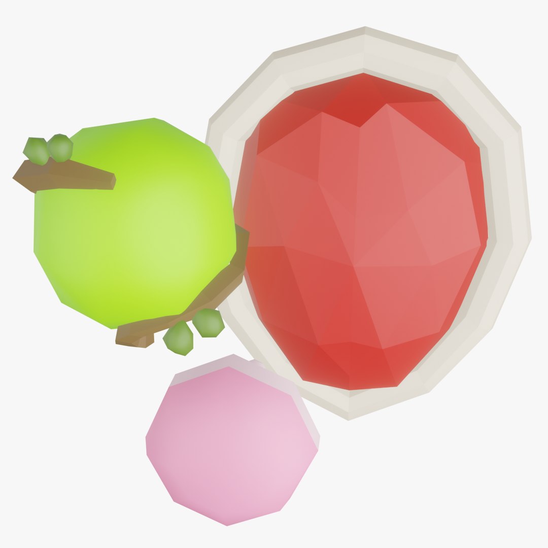 Princess Earring - Pack Of Three 3D Model - TurboSquid 1962096