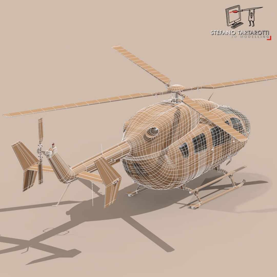 3d Model Ec145 Executive