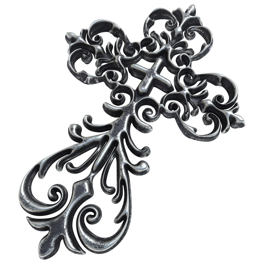 5 Christian Cross V 03 3D Model - TurboSquid 2289714