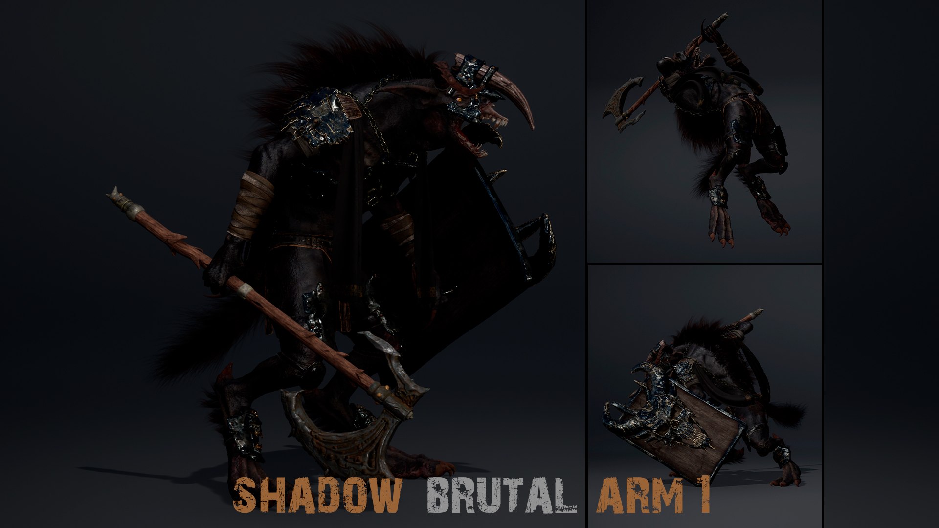 3D Model Shadow Brutal Arm1 - TurboSquid 2321165
