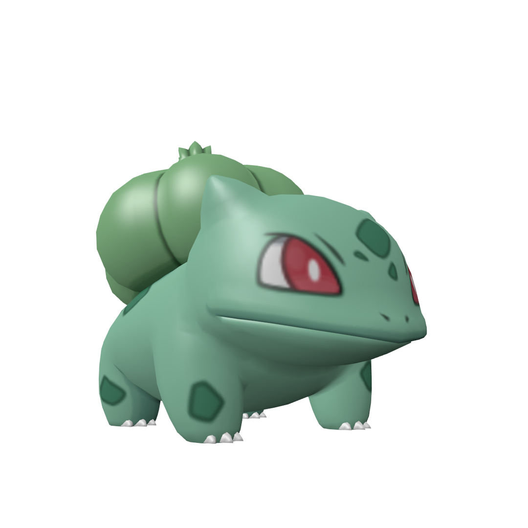 POKEMON Bulbasaur Animated Game Já Modelo 3D - TurboSquid 1308090