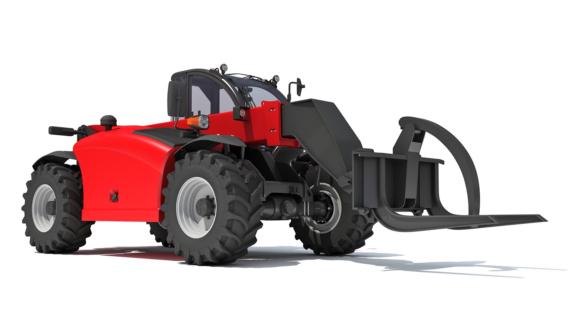Telehandler Forklift 3D - TurboSquid 1690043