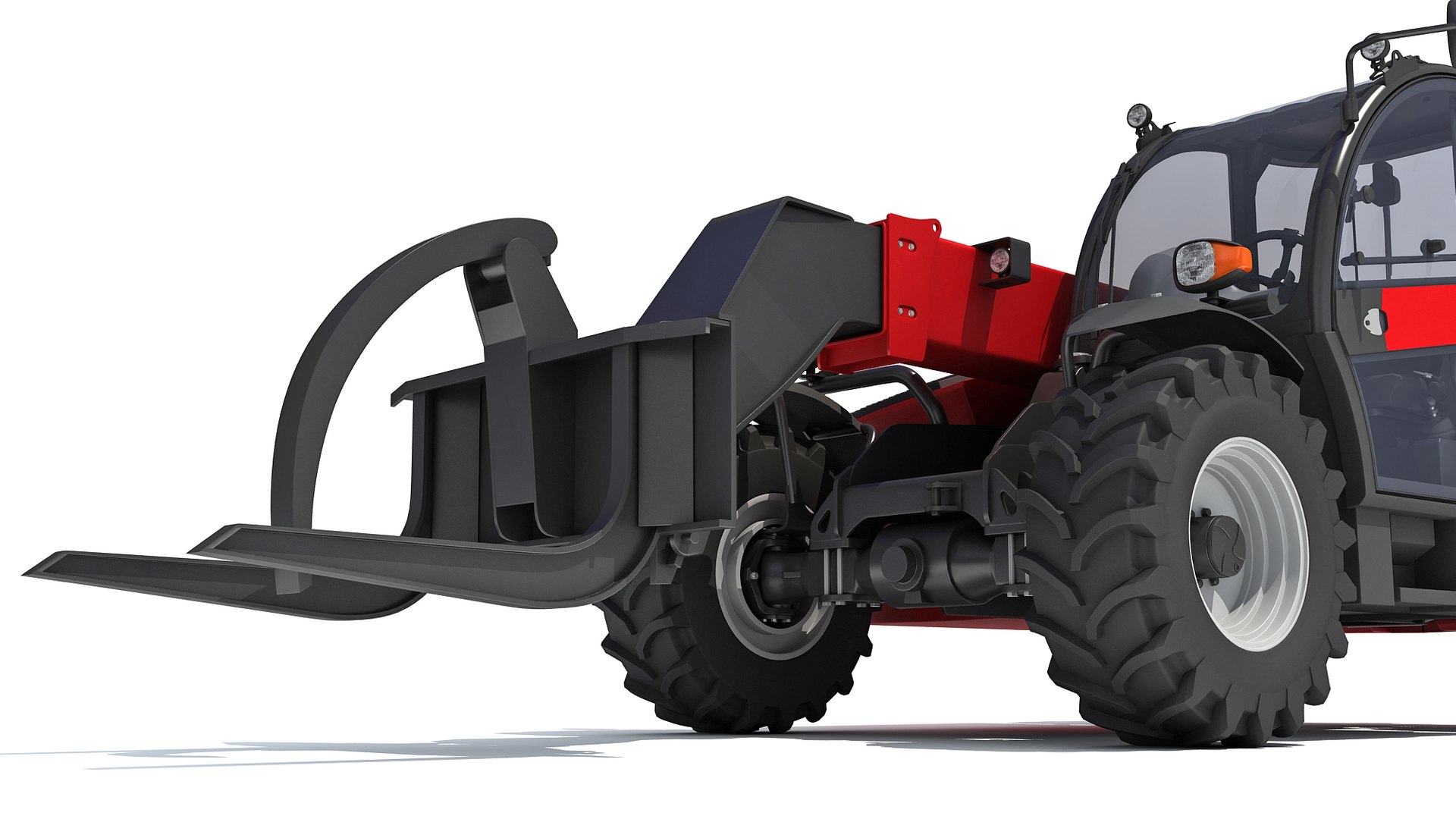 Telehandler Forklift 3D - TurboSquid 1690043