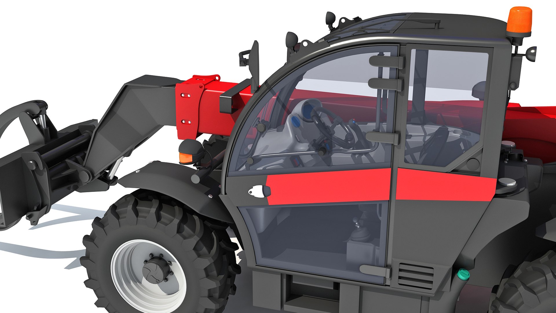 Telehandler Forklift 3D - TurboSquid 1690043