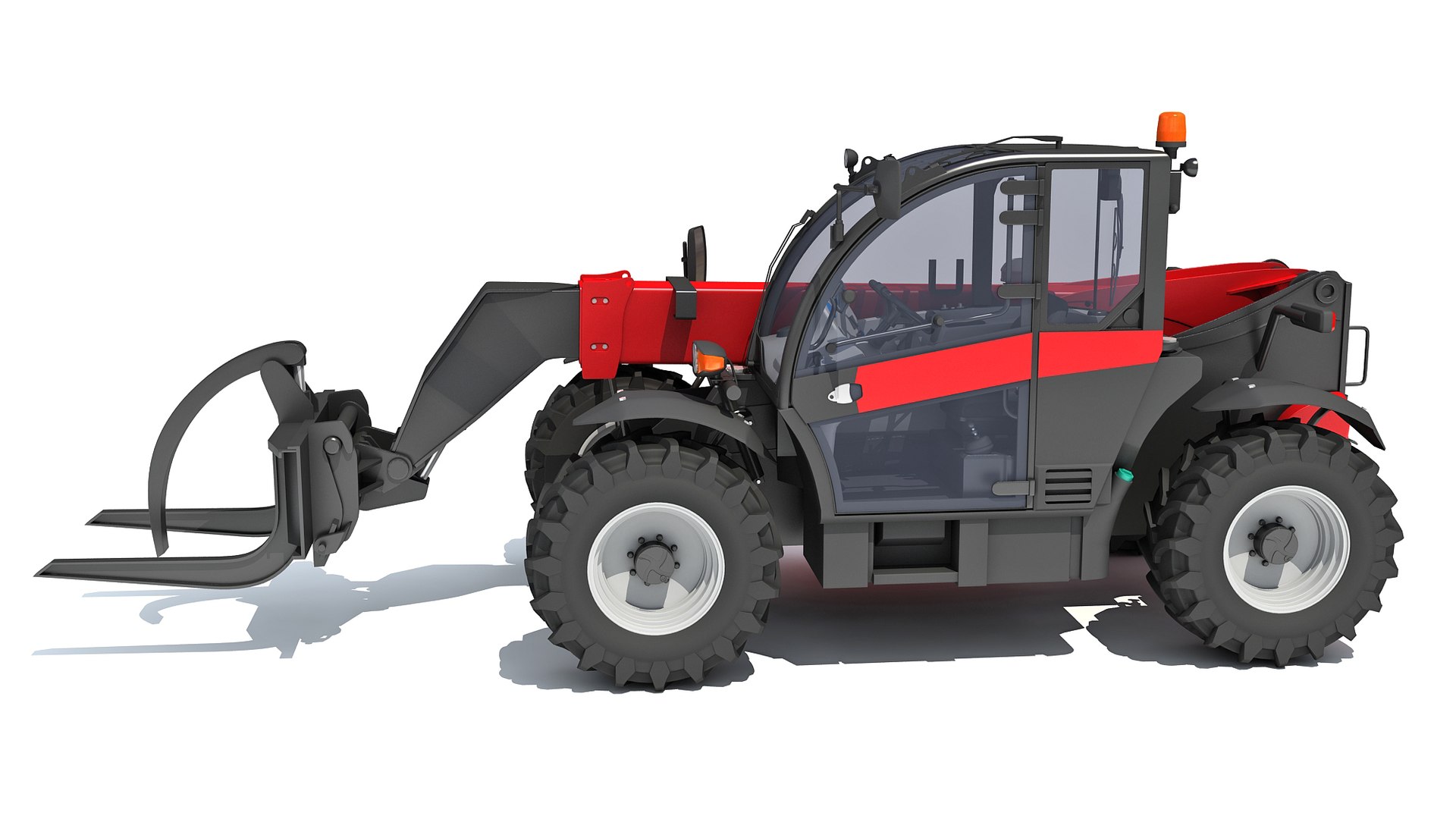 Telehandler Forklift 3D - TurboSquid 1690043