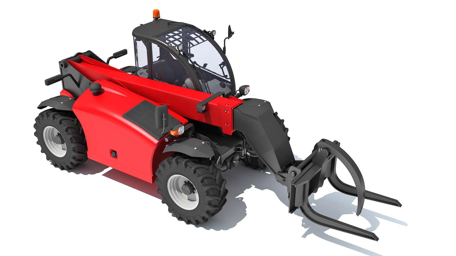 Telehandler Forklift 3D - TurboSquid 1690043