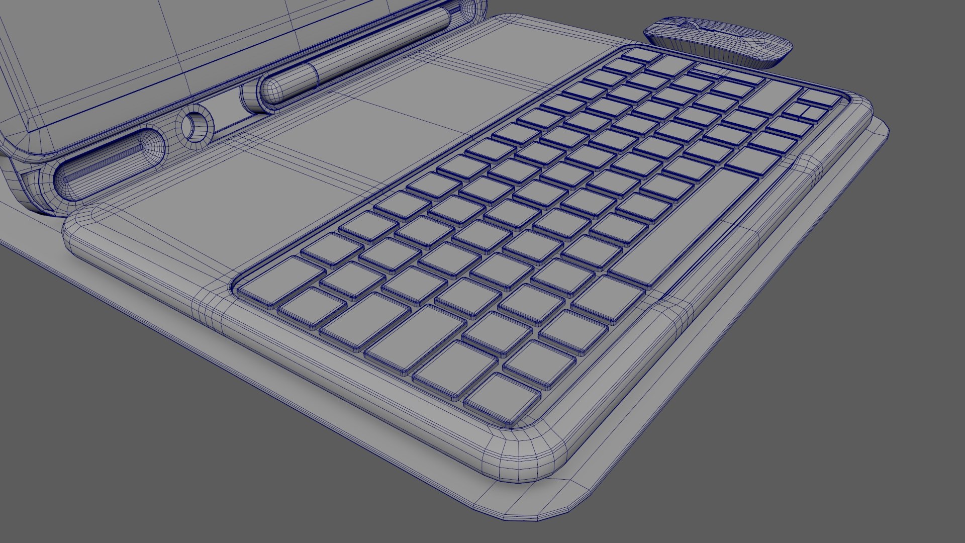 Modern Pc Tablet Set Pen Mouse Black Red Version 3D Model - TurboSquid ...