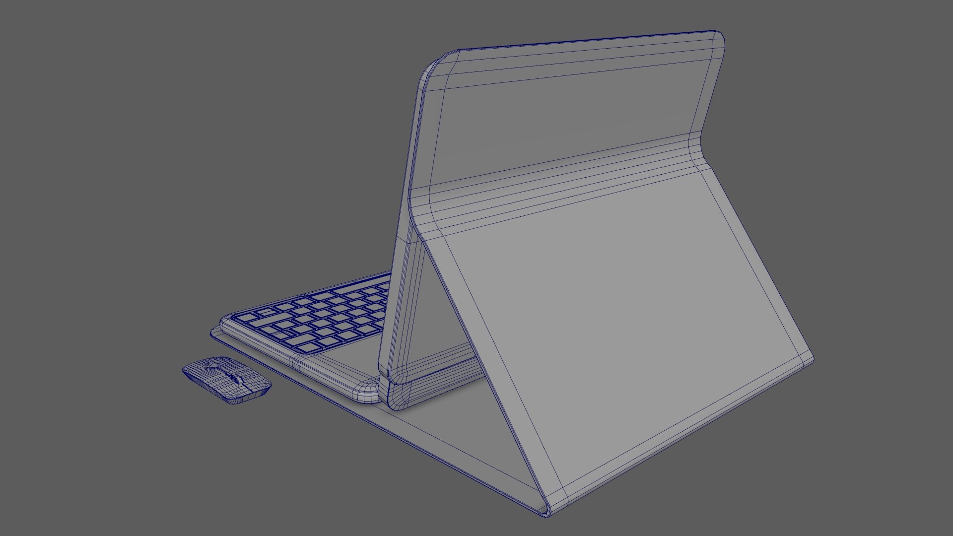 Modern Pc Tablet Set Pen Mouse Black Red Version 3D Model - TurboSquid ...