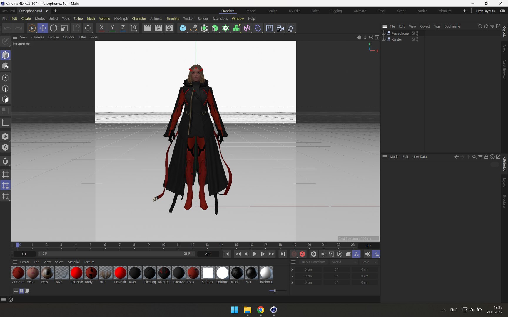 Cyber Persephone 3D - TurboSquid 2078472