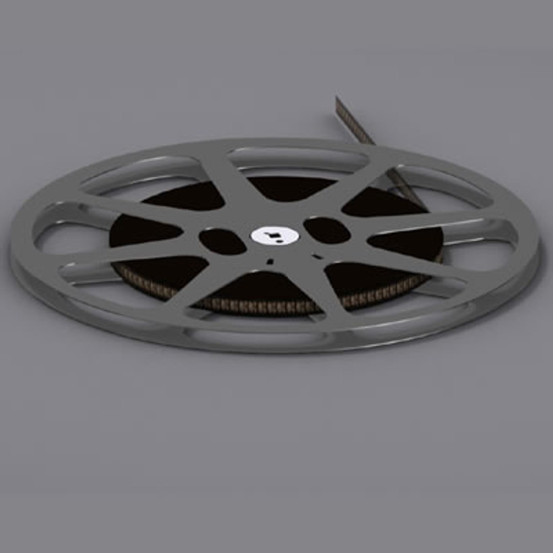 3d Model Film Reel 16mm