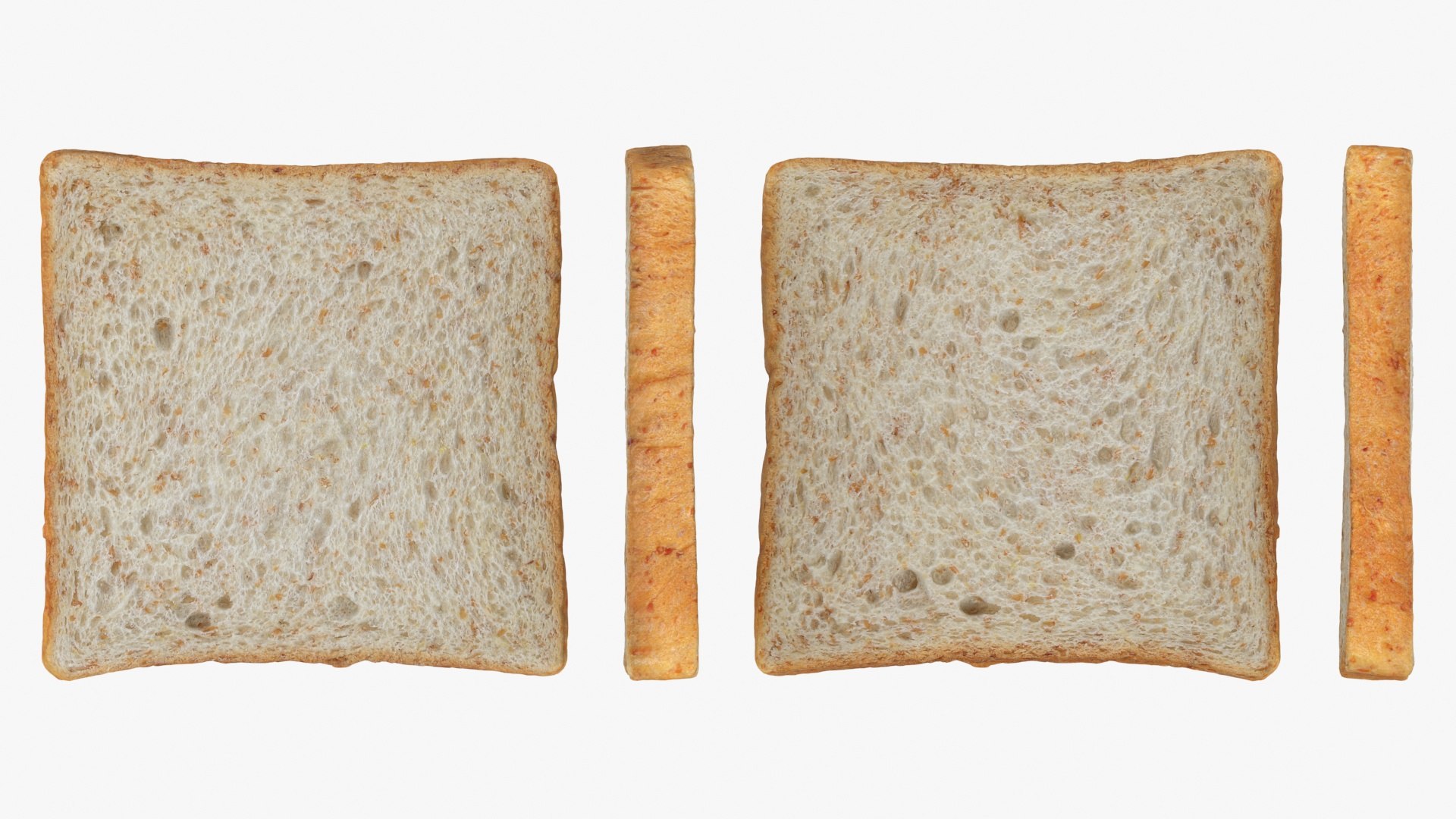 3D Bread Slice Collection model - TurboSquid 2180561