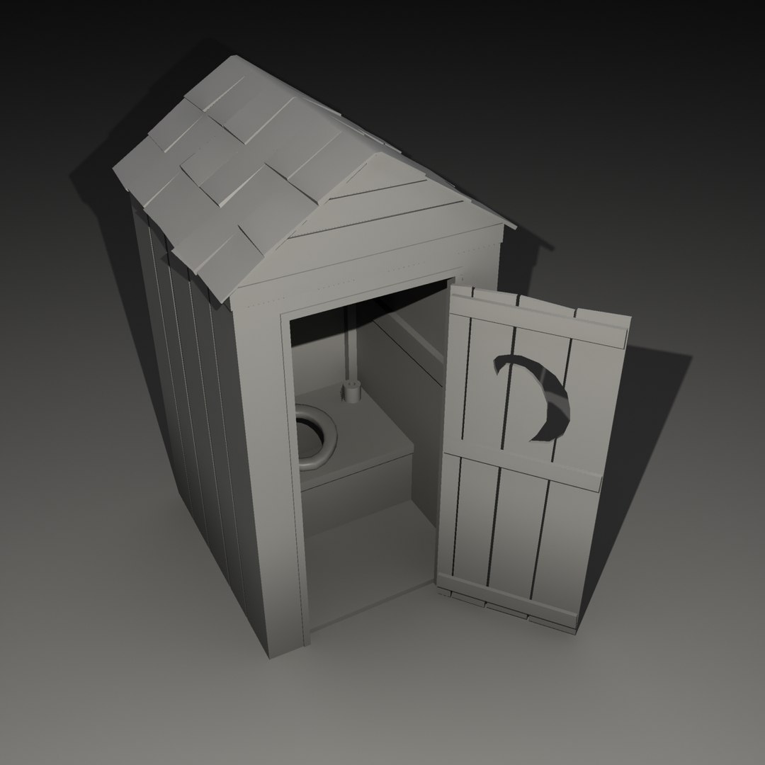 3d Model Outhouse House