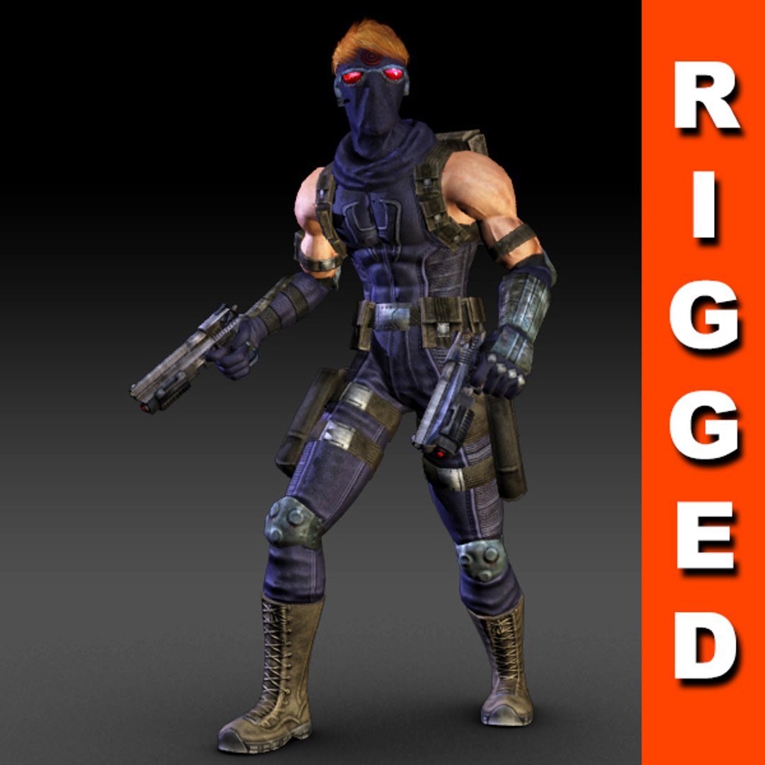 3D Assassin Character - TurboSquid 1322072