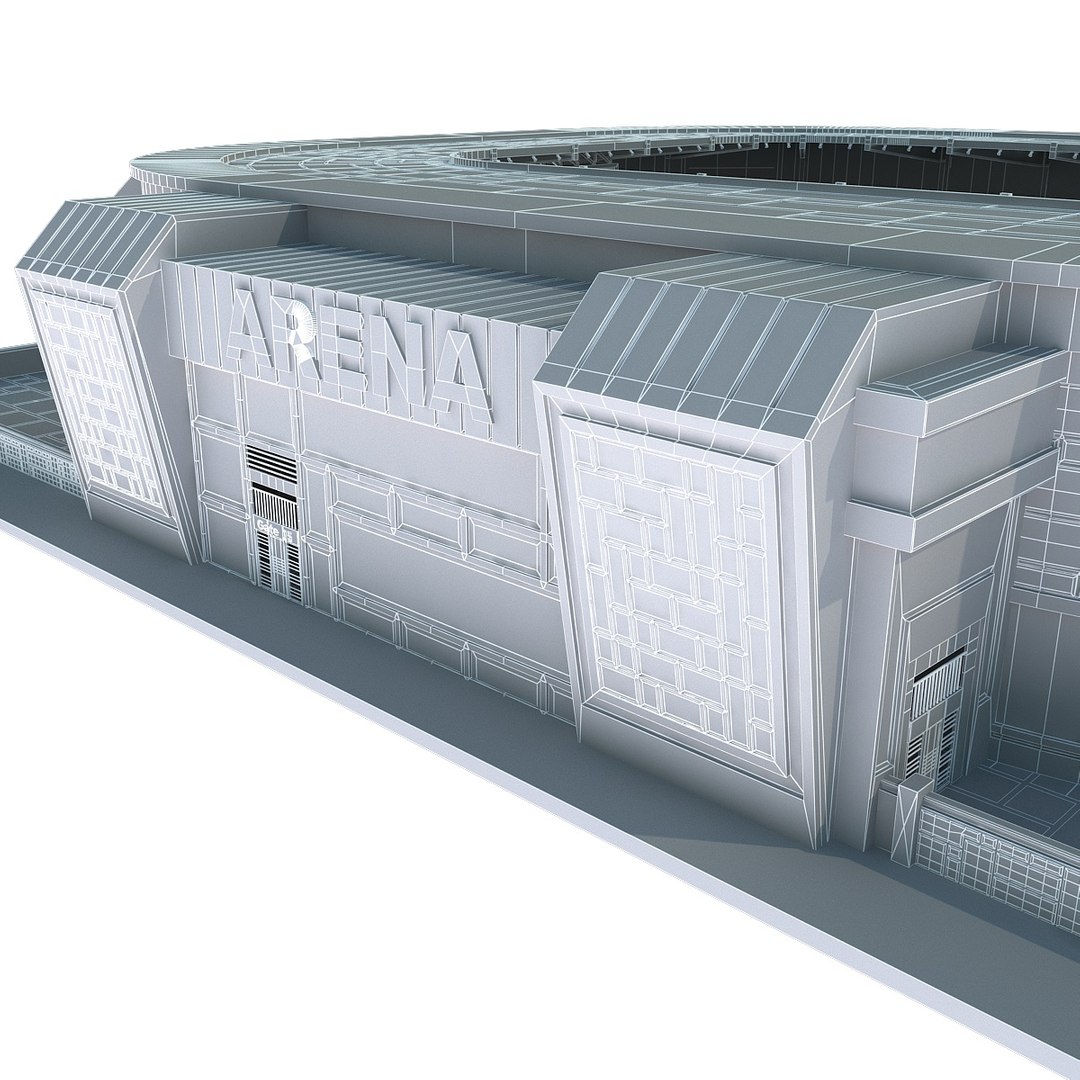 3D Arena Multi Purpose Architectural Model - TurboSquid 1627394