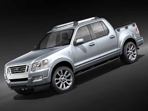 modelo 3d ford explorer sport trac 2008 - TurboSquid 567829