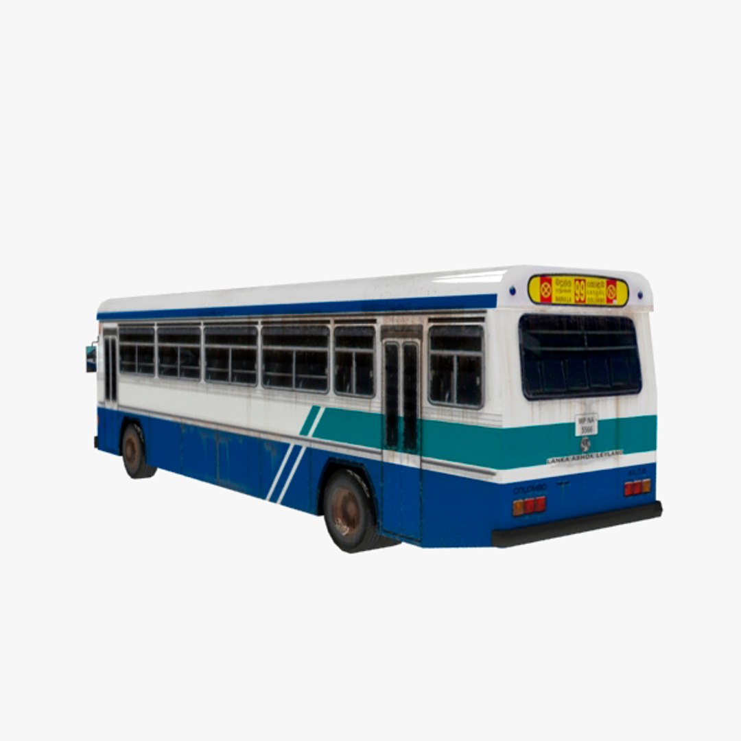 3ds Max Ashok Leyland Bus