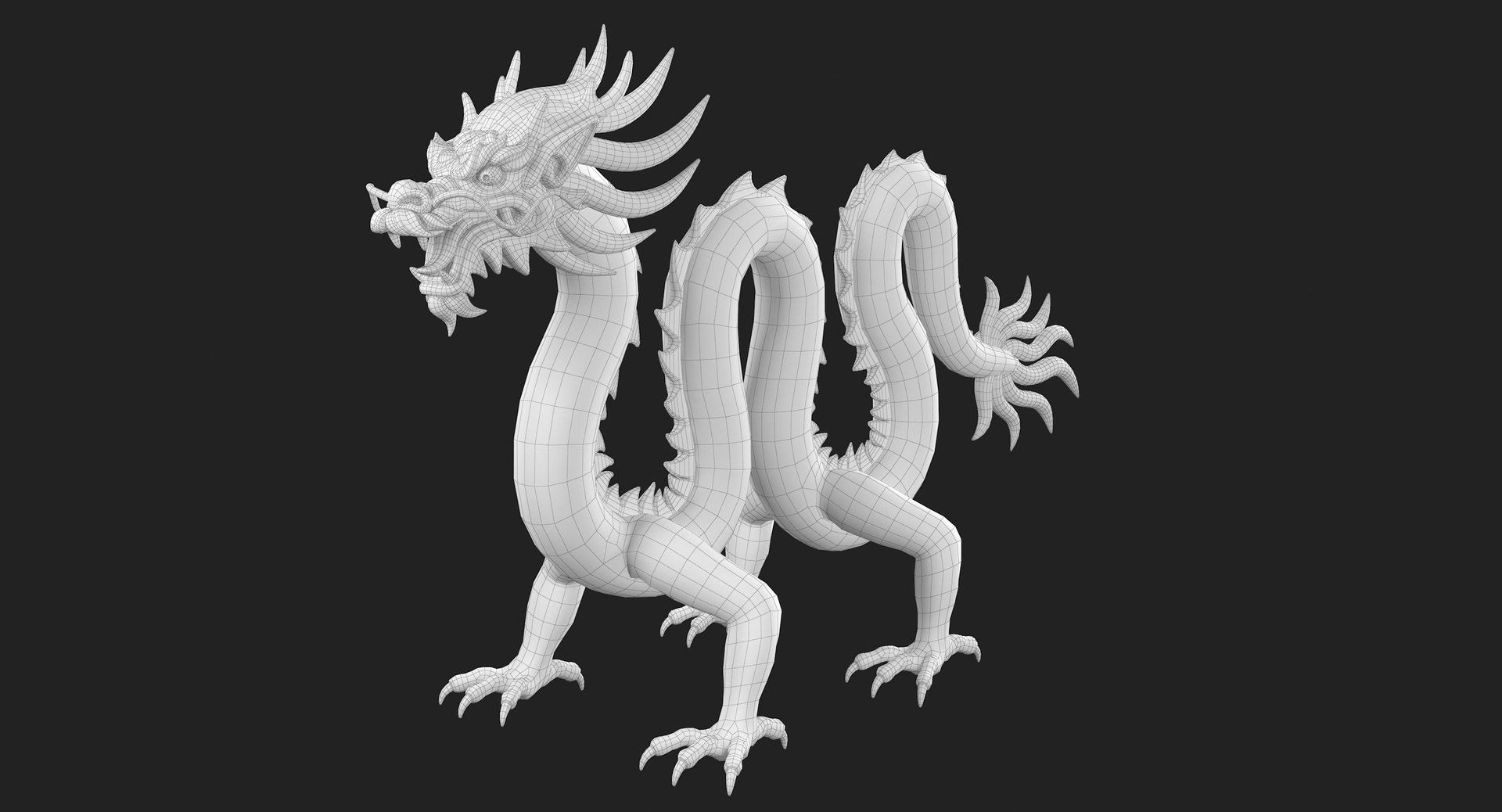 3D Chinese Dragon Rig Clr Model - TurboSquid 1408649