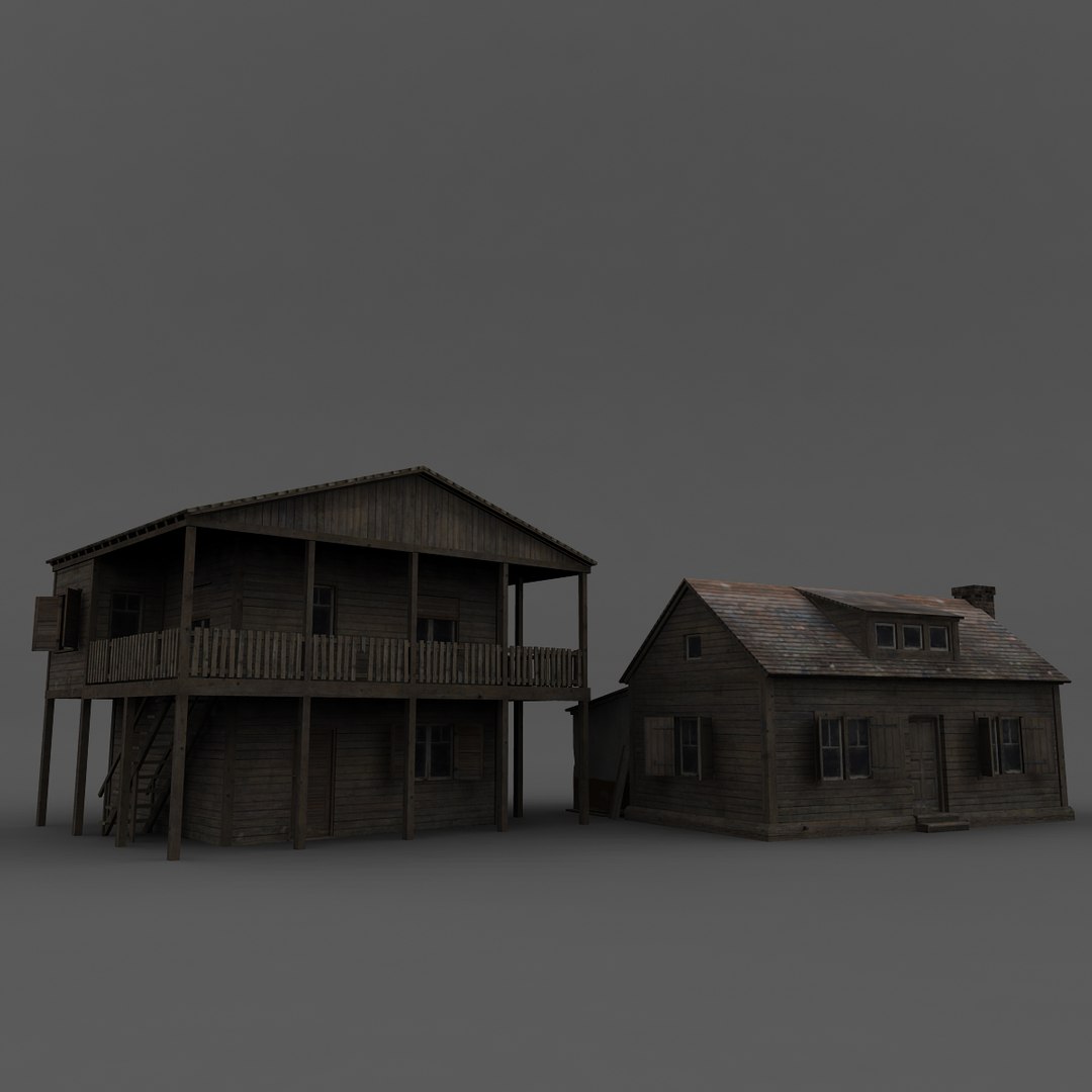 3d Old House Model