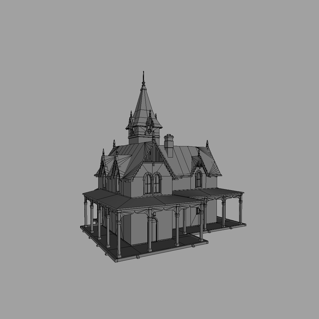 3d Old House Model