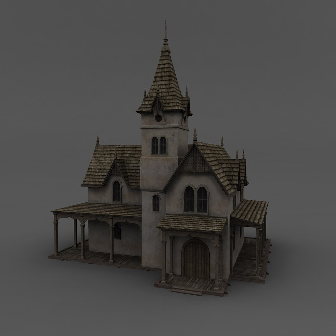 3d Old House Model