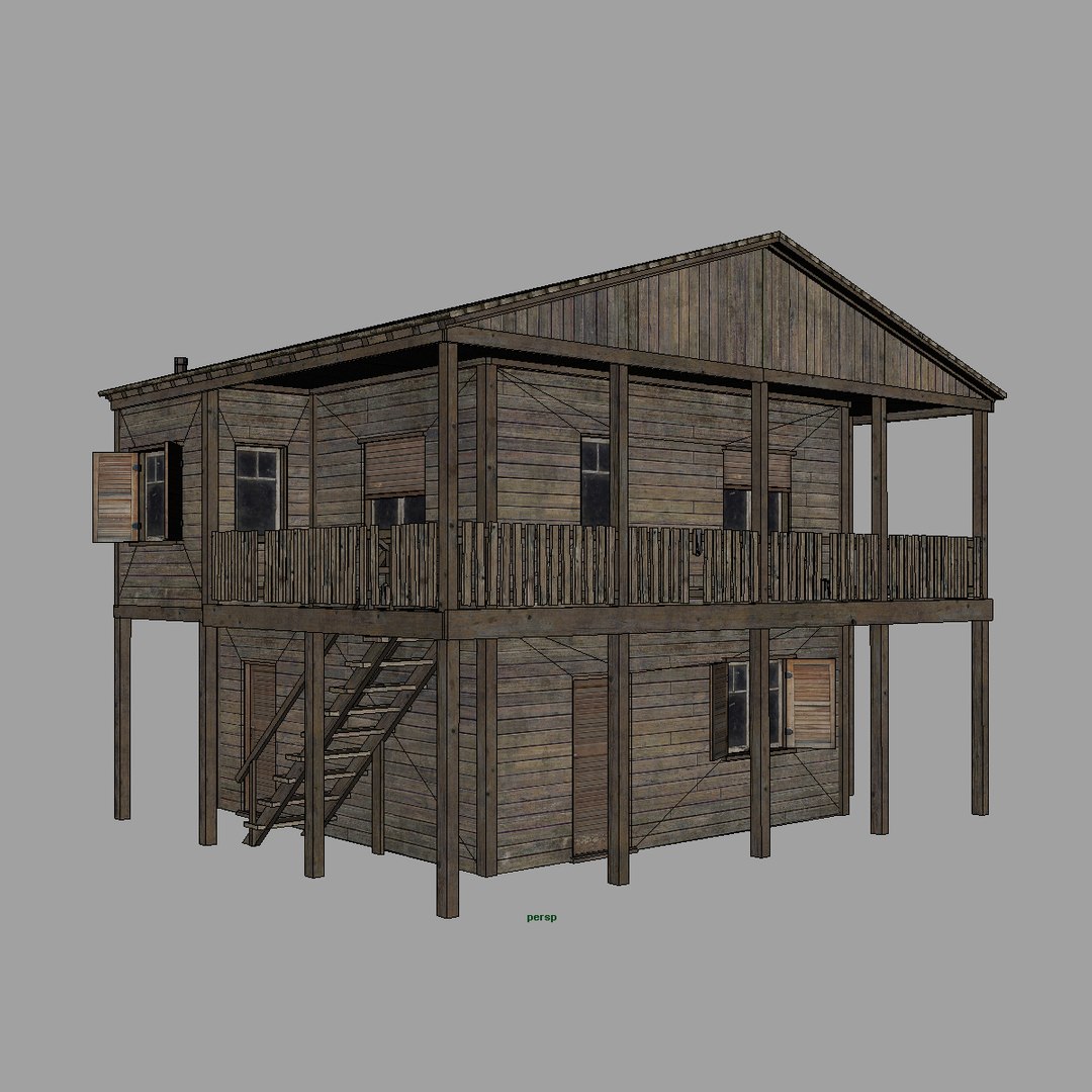 3d Old House Model