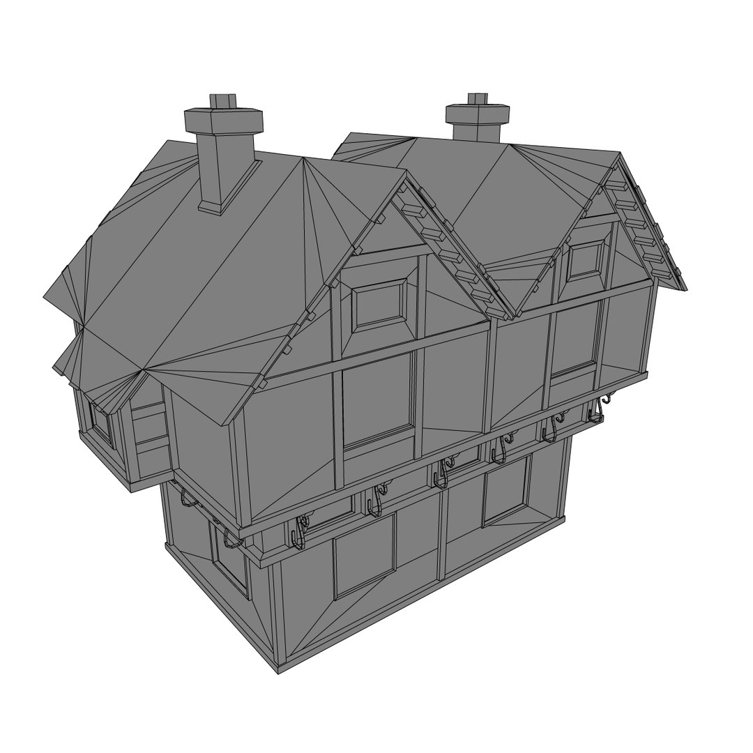 3d Old House Model