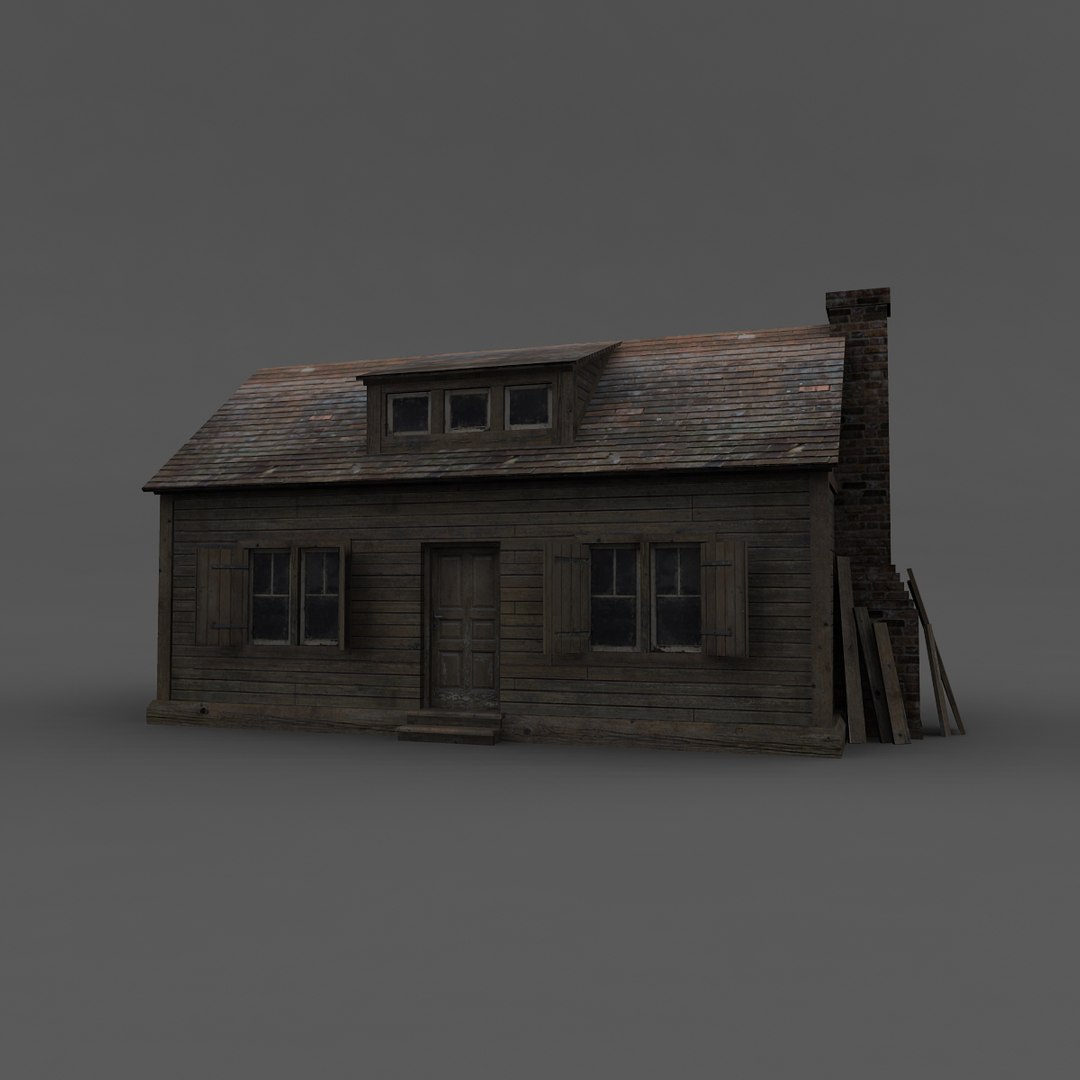 3d Old House Model