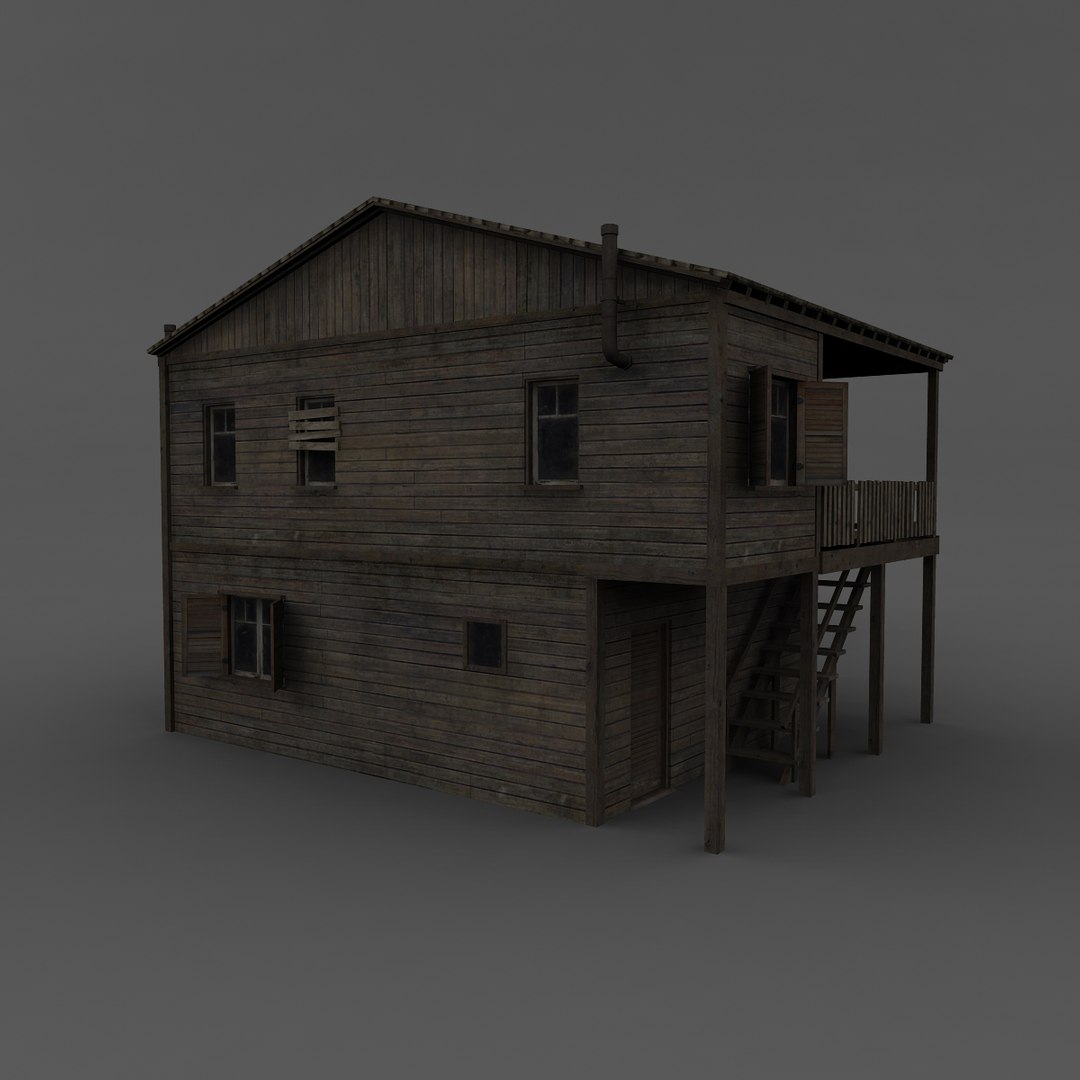3d Old House Model