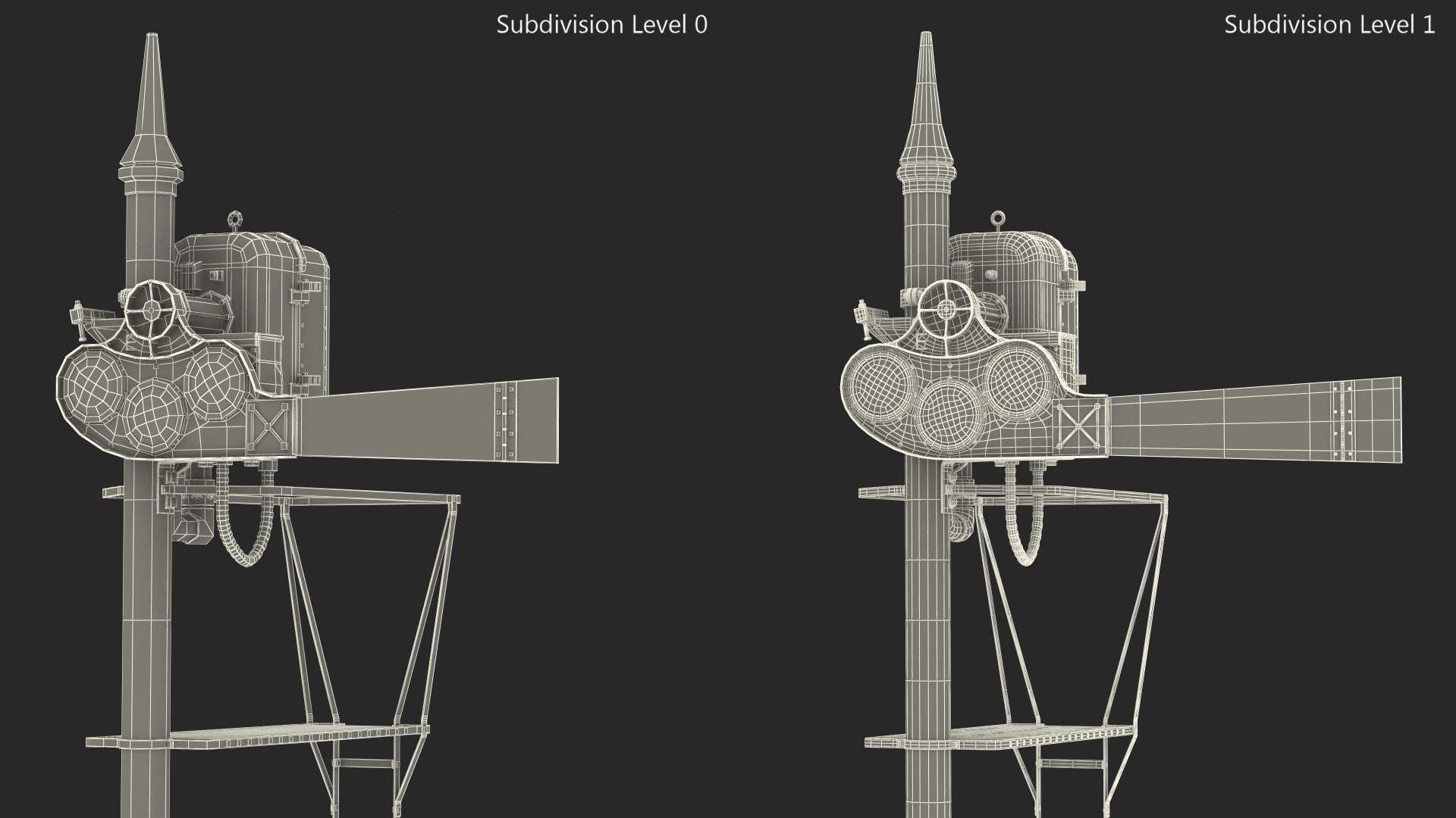 3D Railway Semaphore Signal - TurboSquid 2012439
