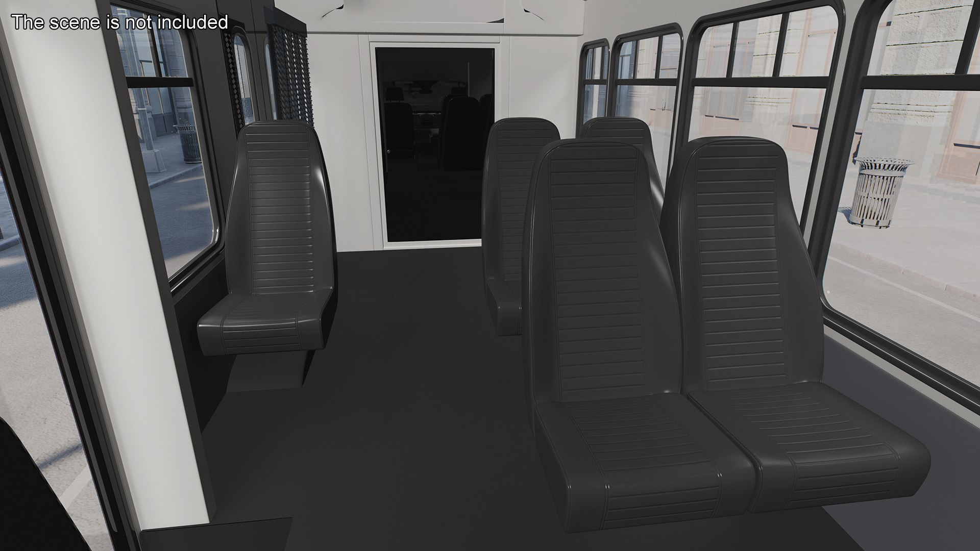 3D Ford Starcraft Executive Shuttle Bus Simple Interior - TurboSquid ...