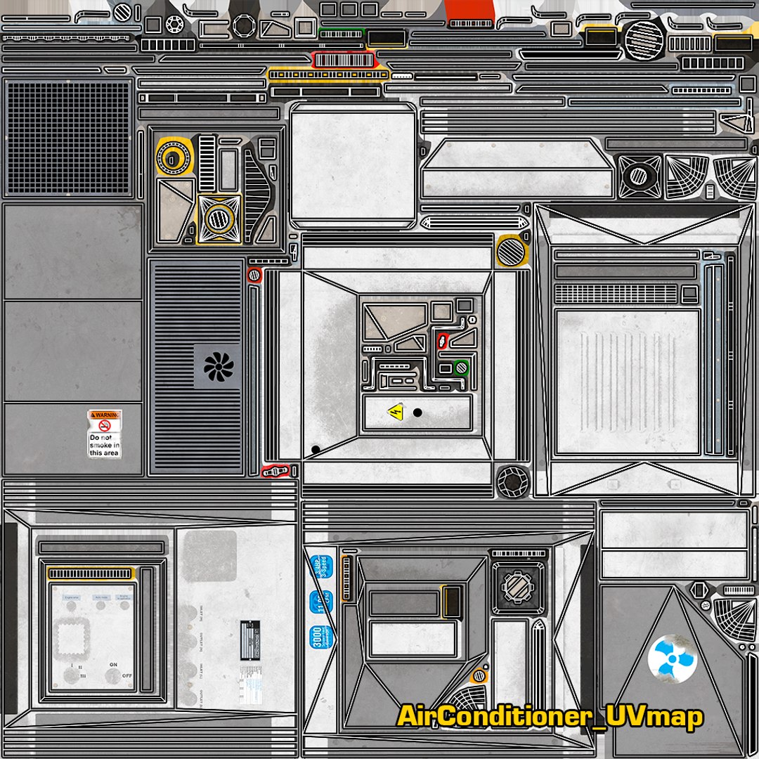 3D Air Conditioner GameReady - TurboSquid 1937416