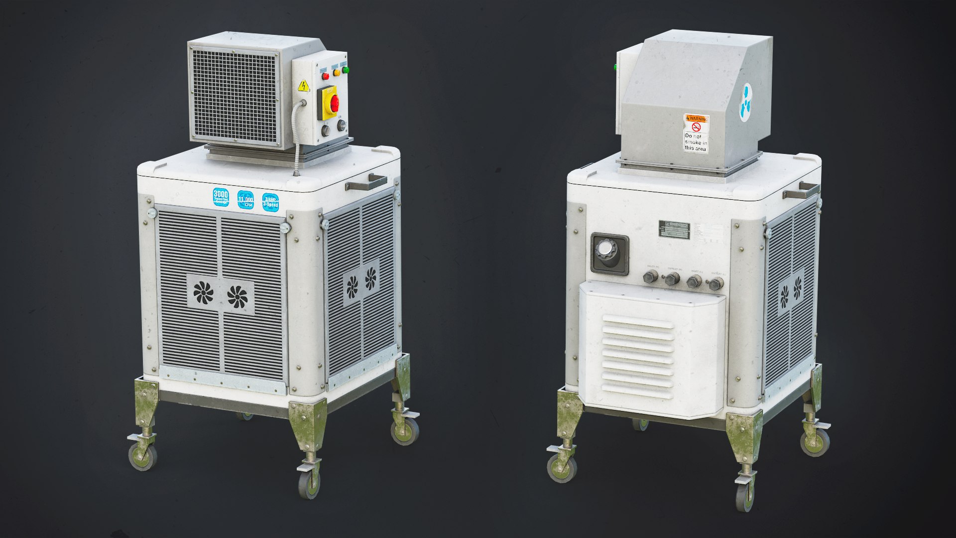 3D Air Conditioner GameReady - TurboSquid 1937416