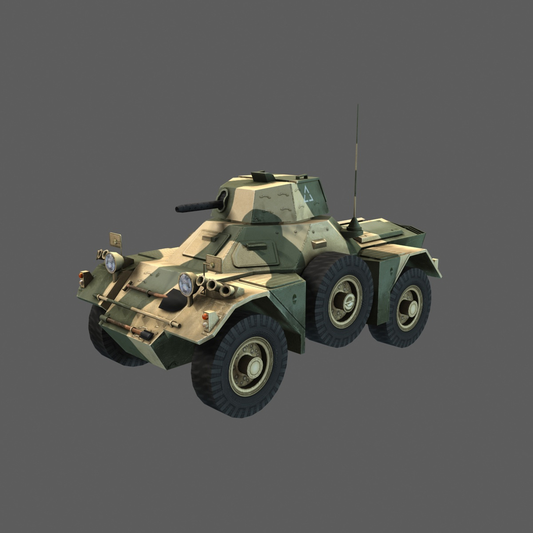 3ds Max Ferret Mk2 Fv701
