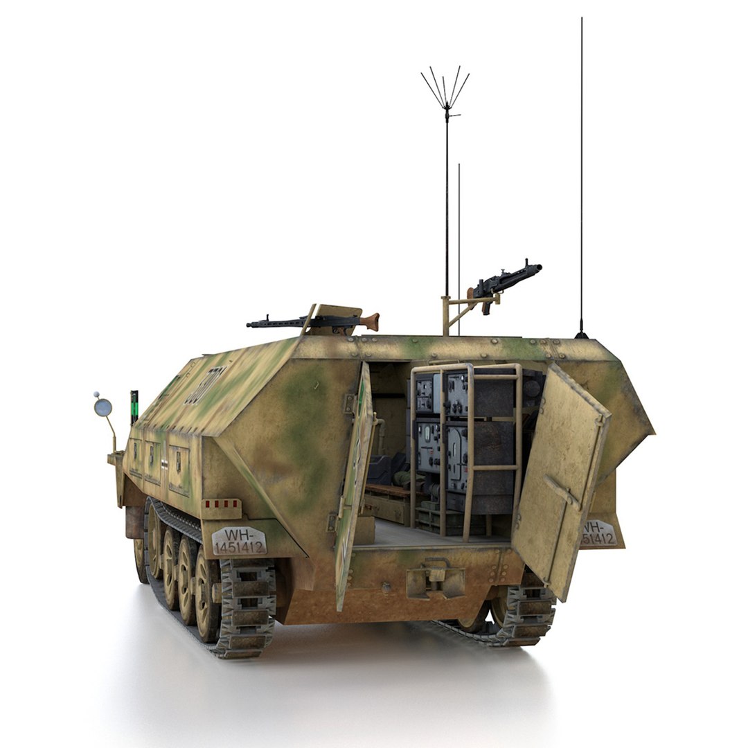 Sd Kfz 3 Ausf 3D - TurboSquid 1379867