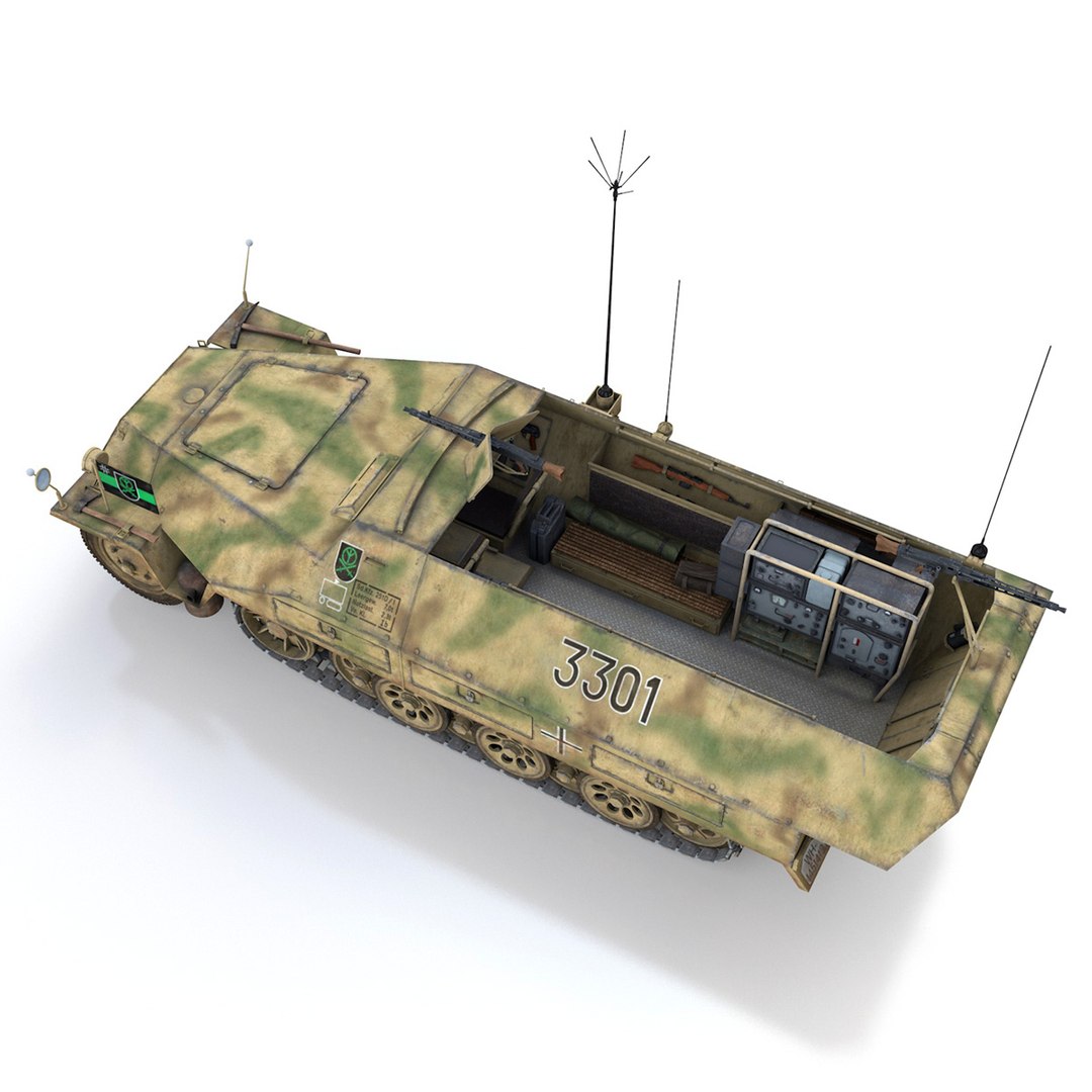 Sd Kfz 3 Ausf 3D - TurboSquid 1379867