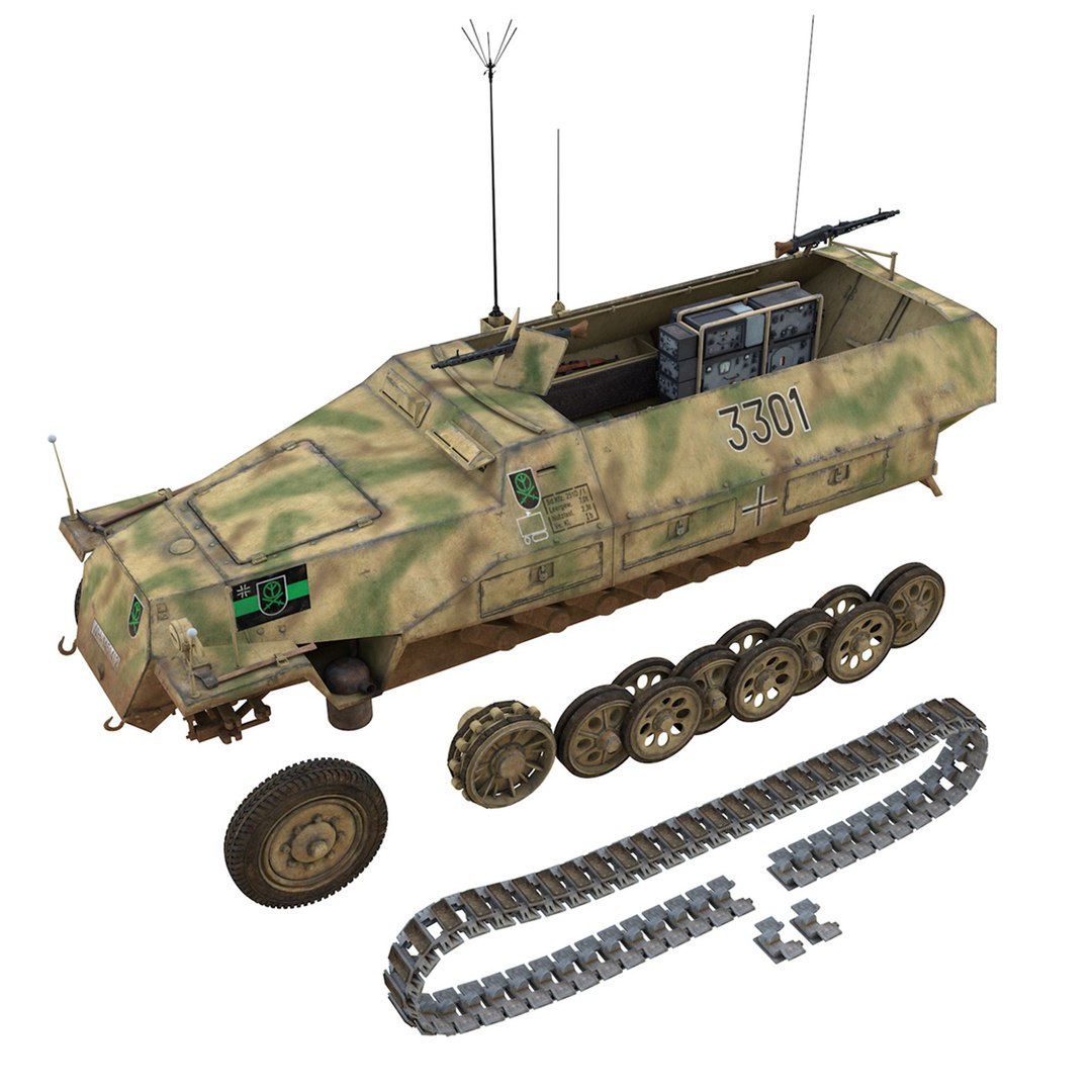 Sd Kfz 3 Ausf 3D - TurboSquid 1379867