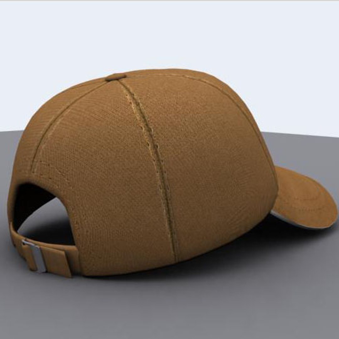 3ds max baseball cap