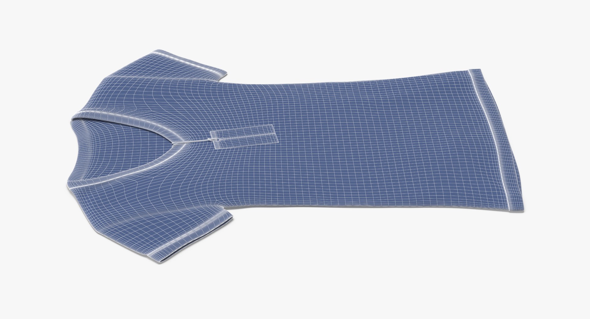 Female V Neck Laid 3D Model - TurboSquid 1194599