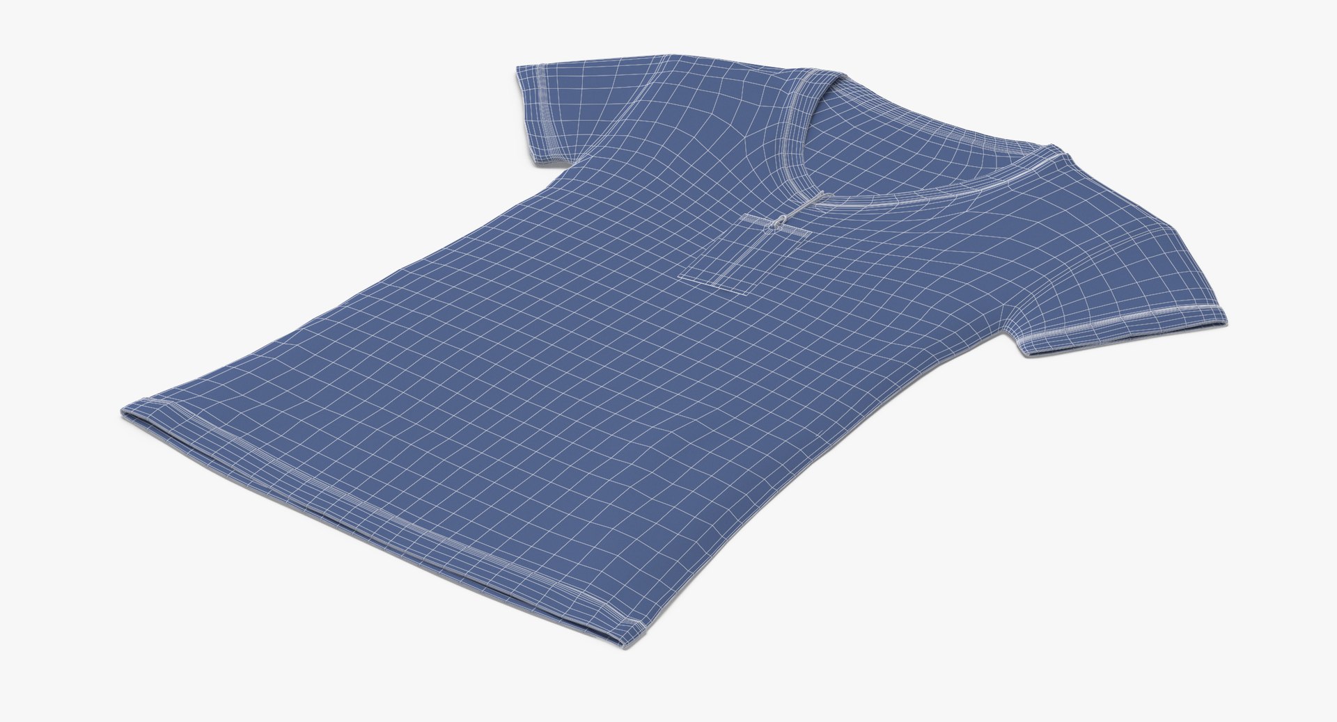 Female V Neck Laid 3D Model - TurboSquid 1194599