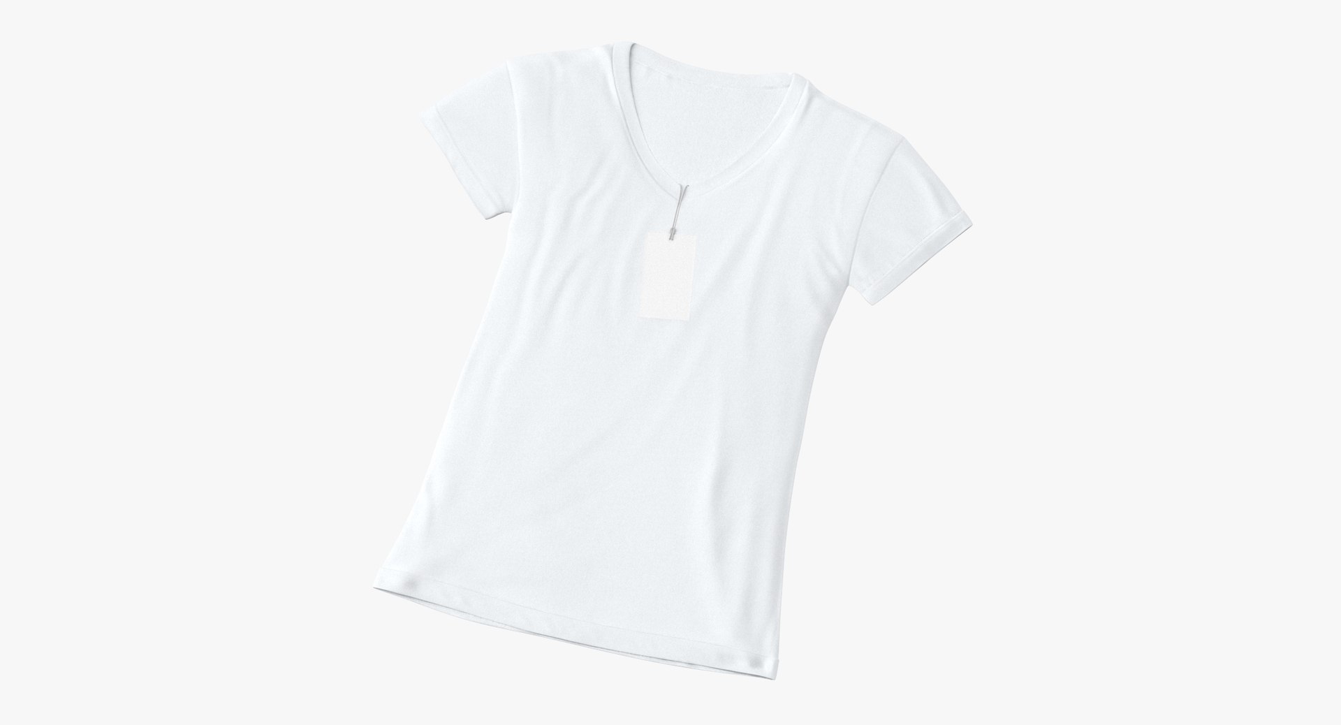 Female V Neck Laid 3D Model - TurboSquid 1194599