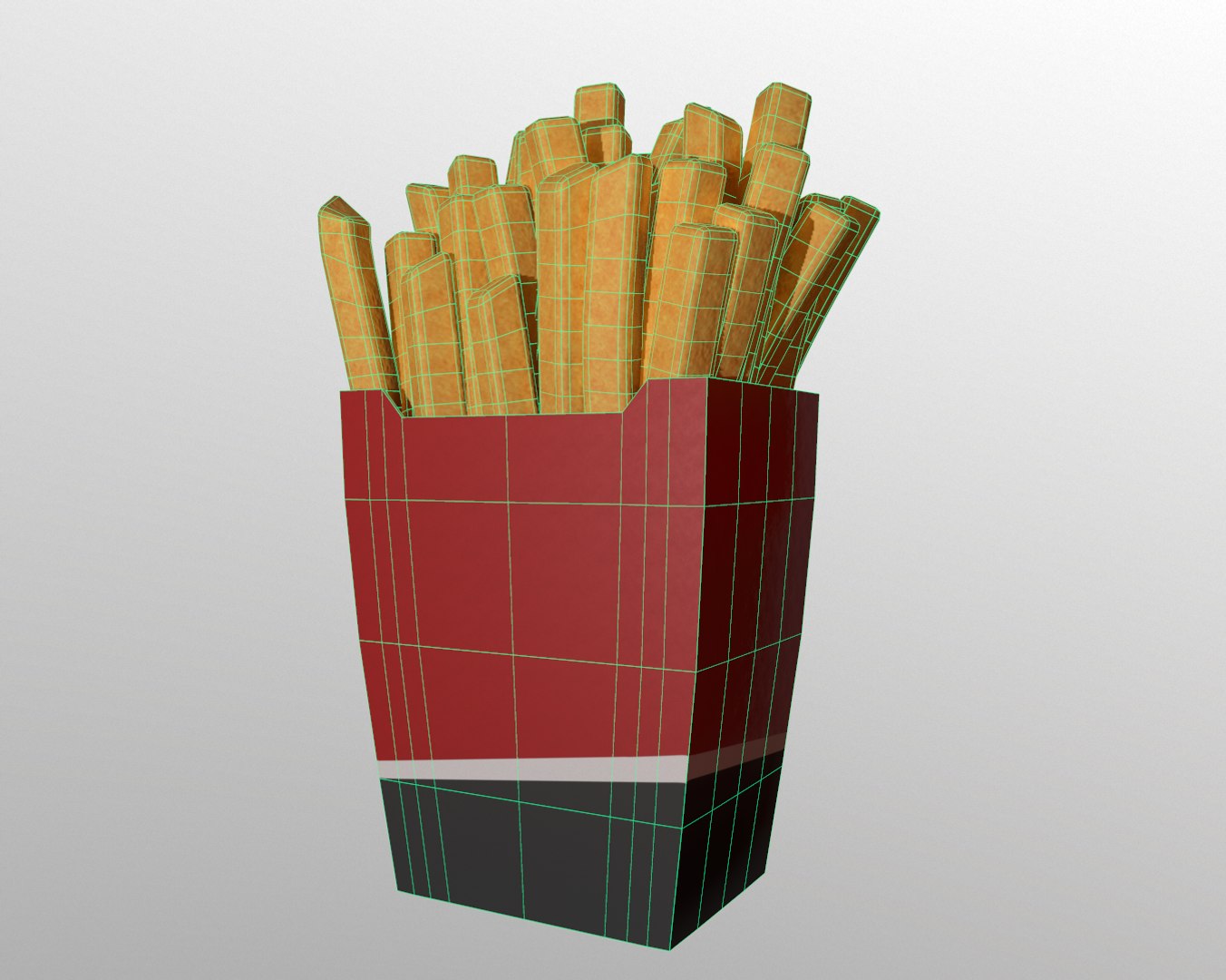 3D Model French Fries - TurboSquid 1393984