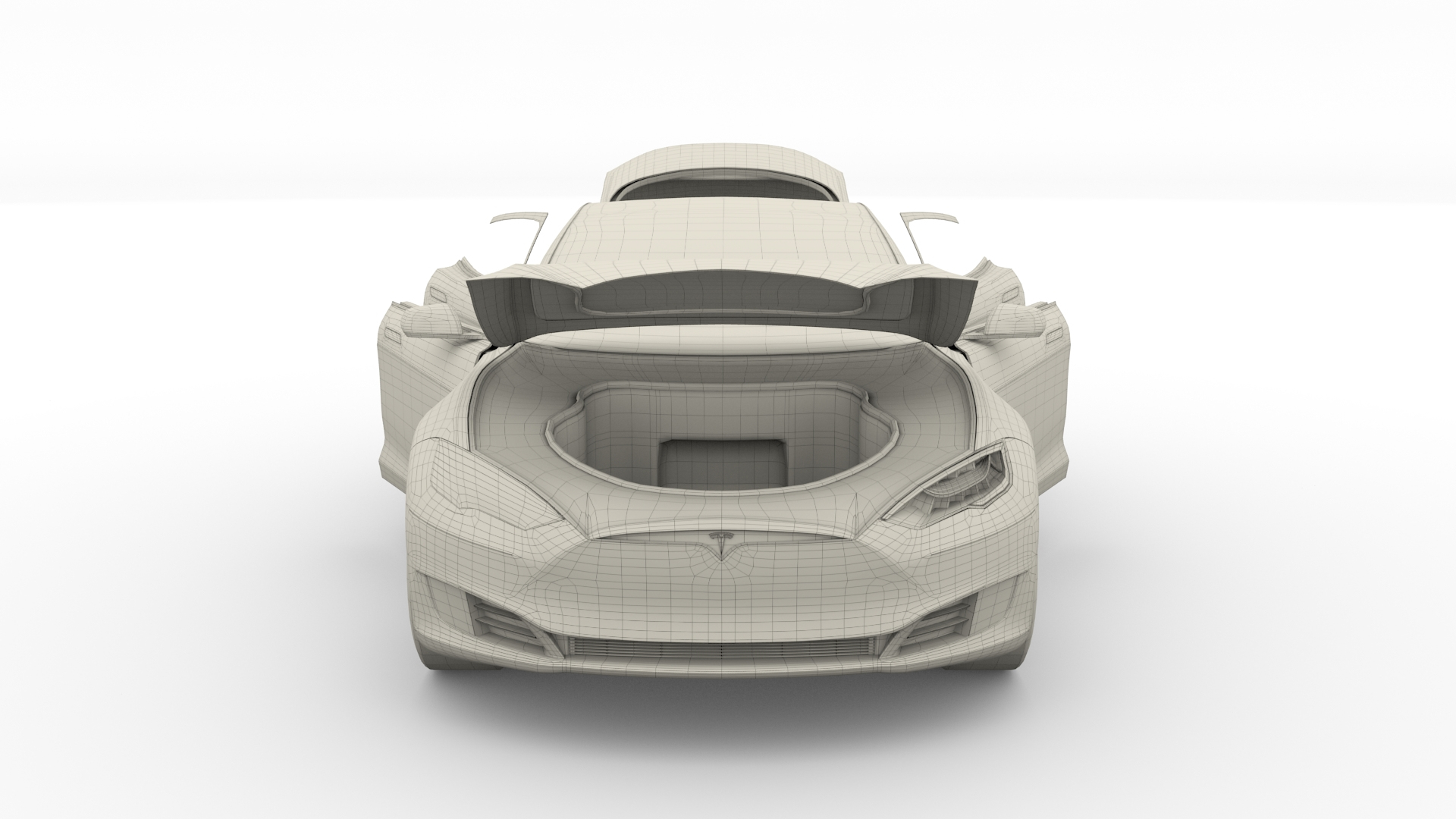 3D Tesla S 2016 Interior Model - TurboSquid 1209338