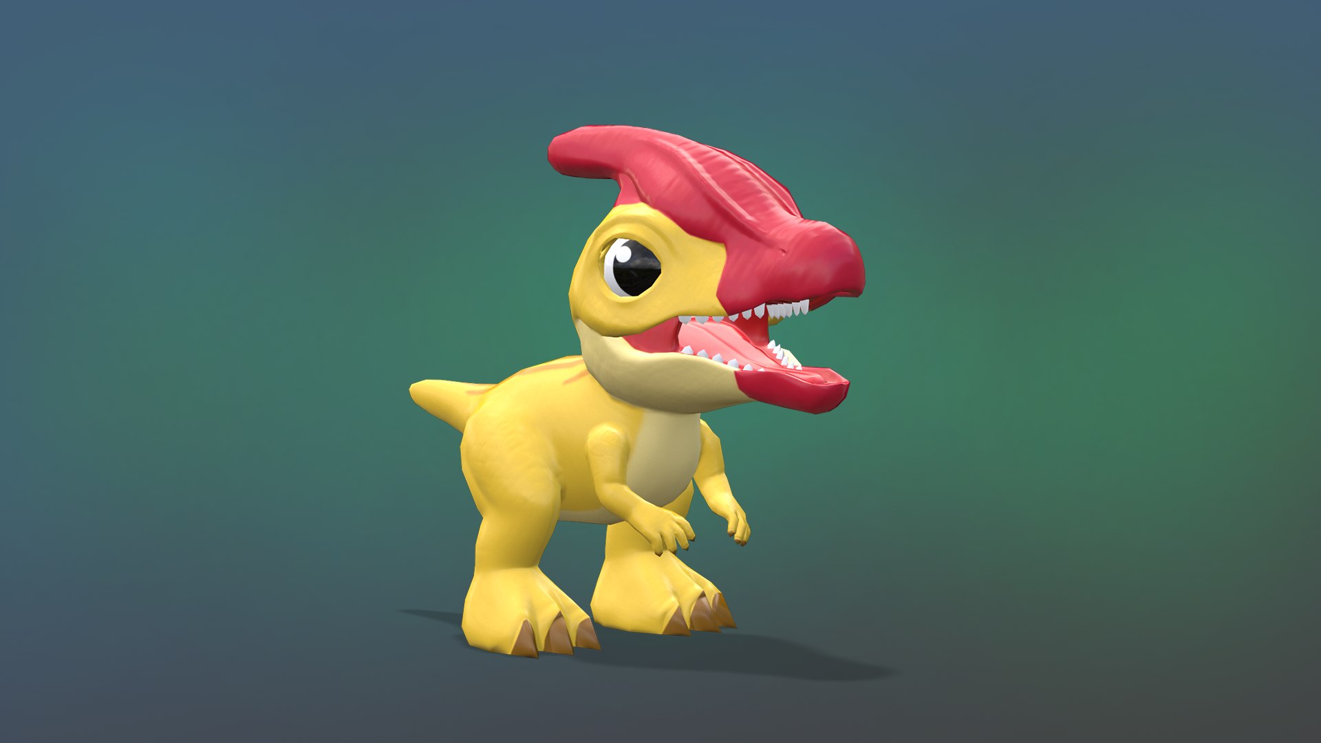 Parasaurolophus Baby - Dinosaur Charactor 3D Model - TurboSquid 2195158