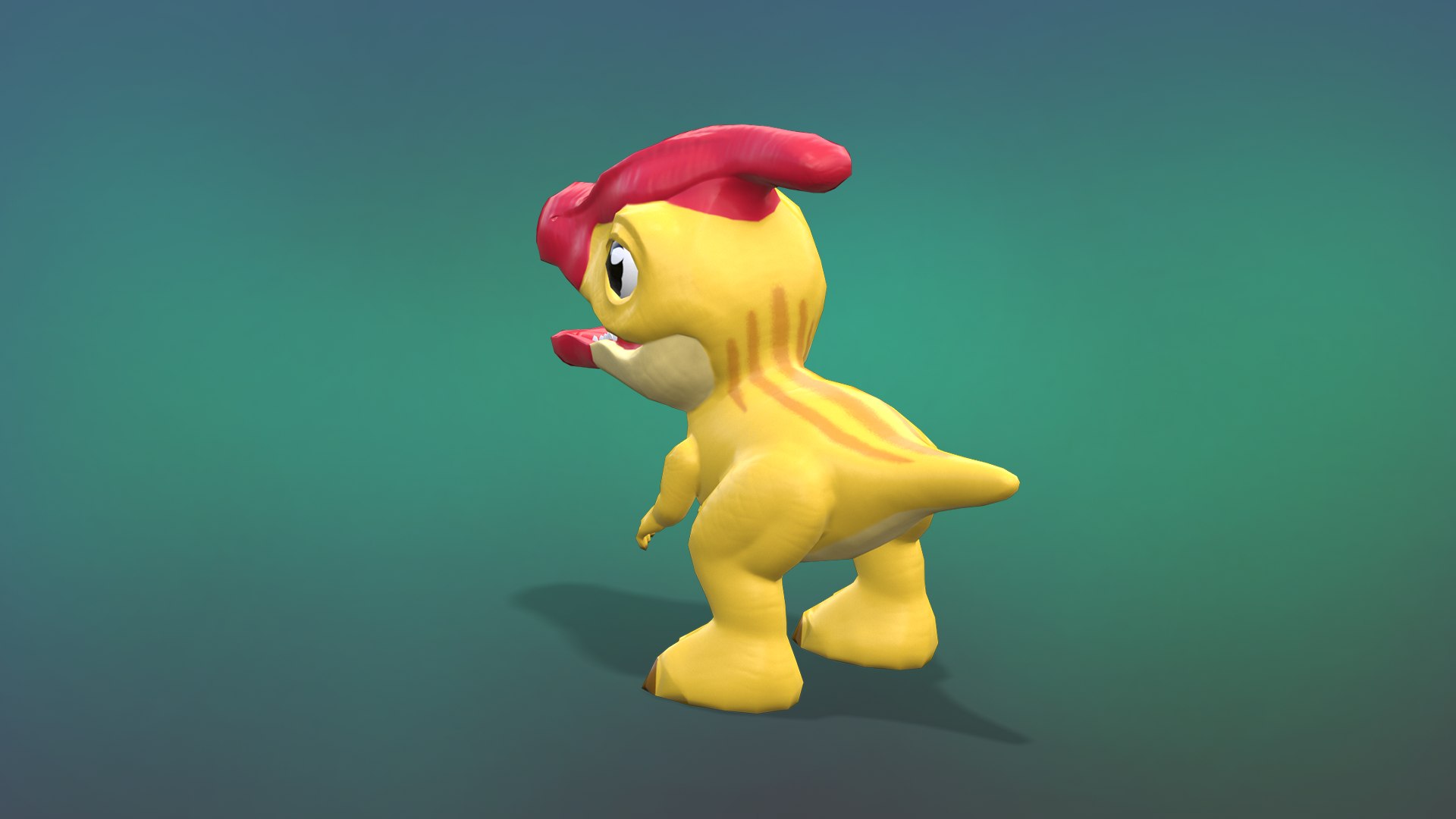 Parasaurolophus Baby - Dinosaur Charactor 3D Model - TurboSquid 2195158