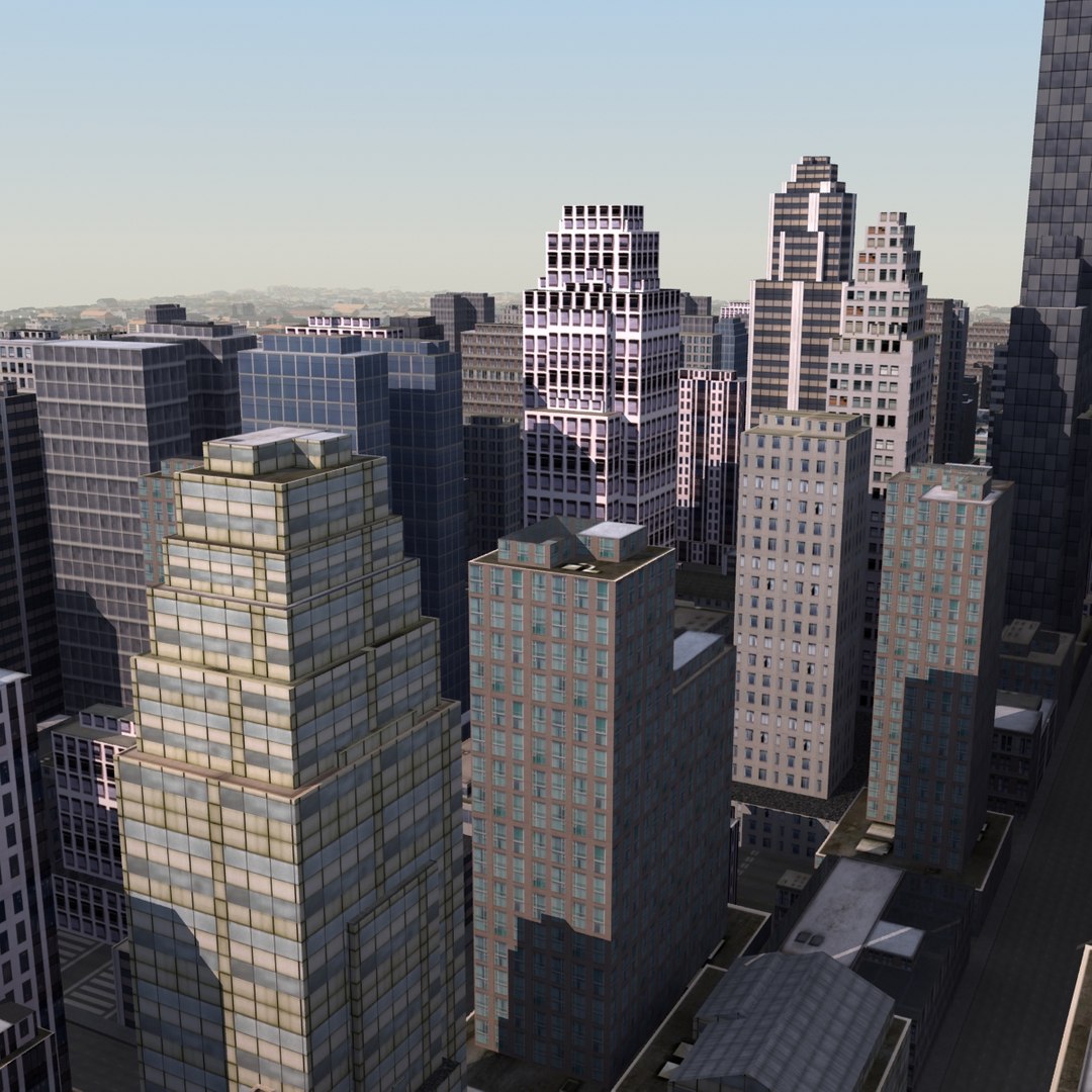 Giant Cityscape 3d Model