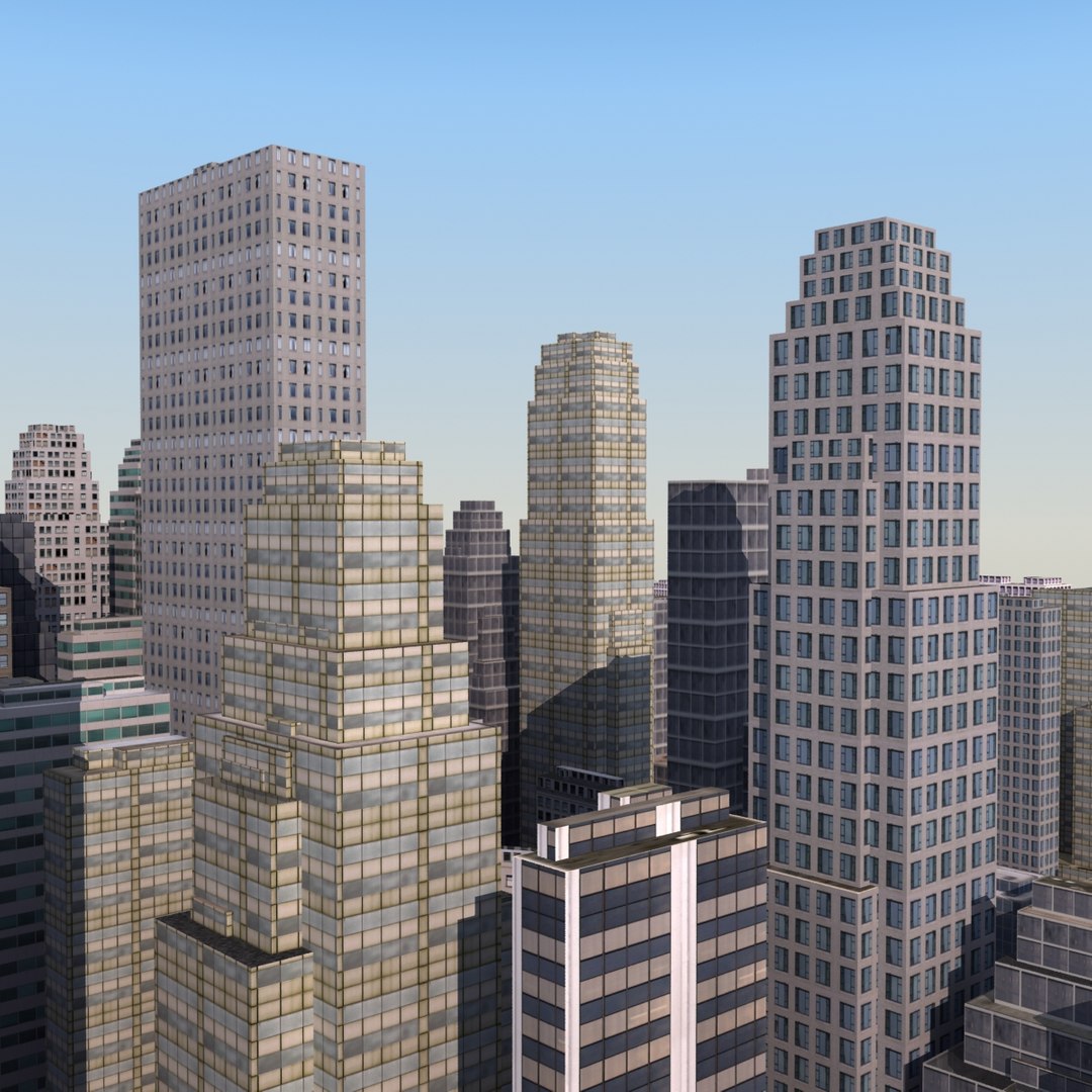 Giant Cityscape 3d Model